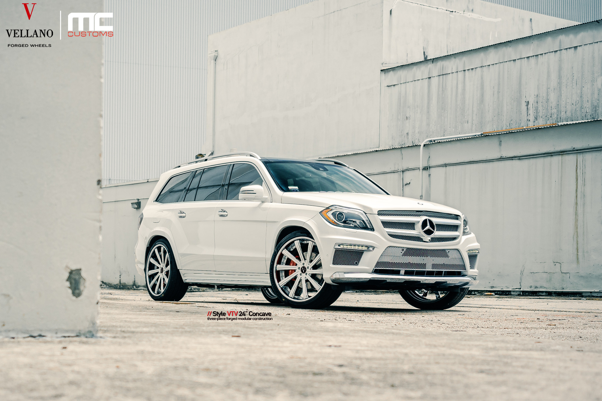 Extravagant White Mercedes GL Class with Modern LED Lighting | CARiD ...