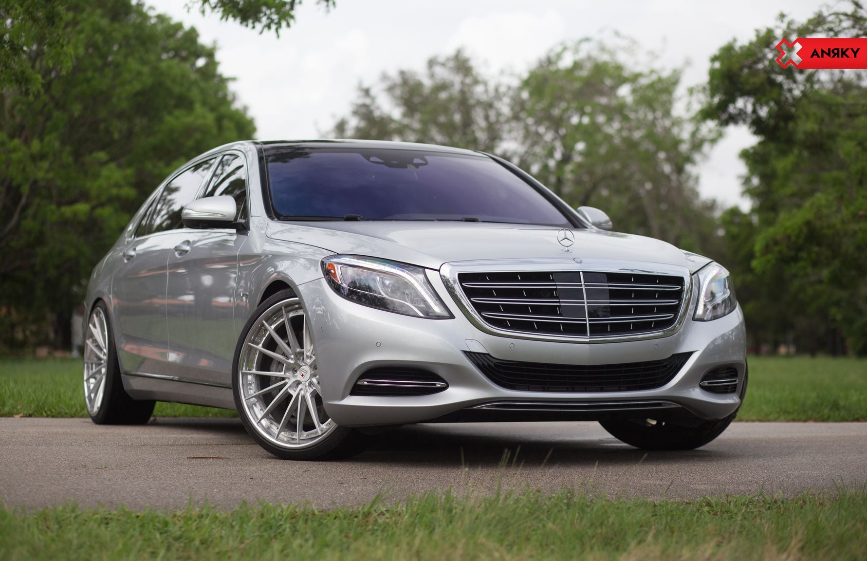 Custom Anrky Wheels Take Silver Mercedes S Class to Another Level ...