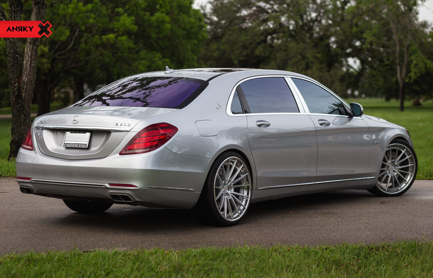 Custom Anrky Wheels Take Silver Mercedes S Class to Another Level ...
