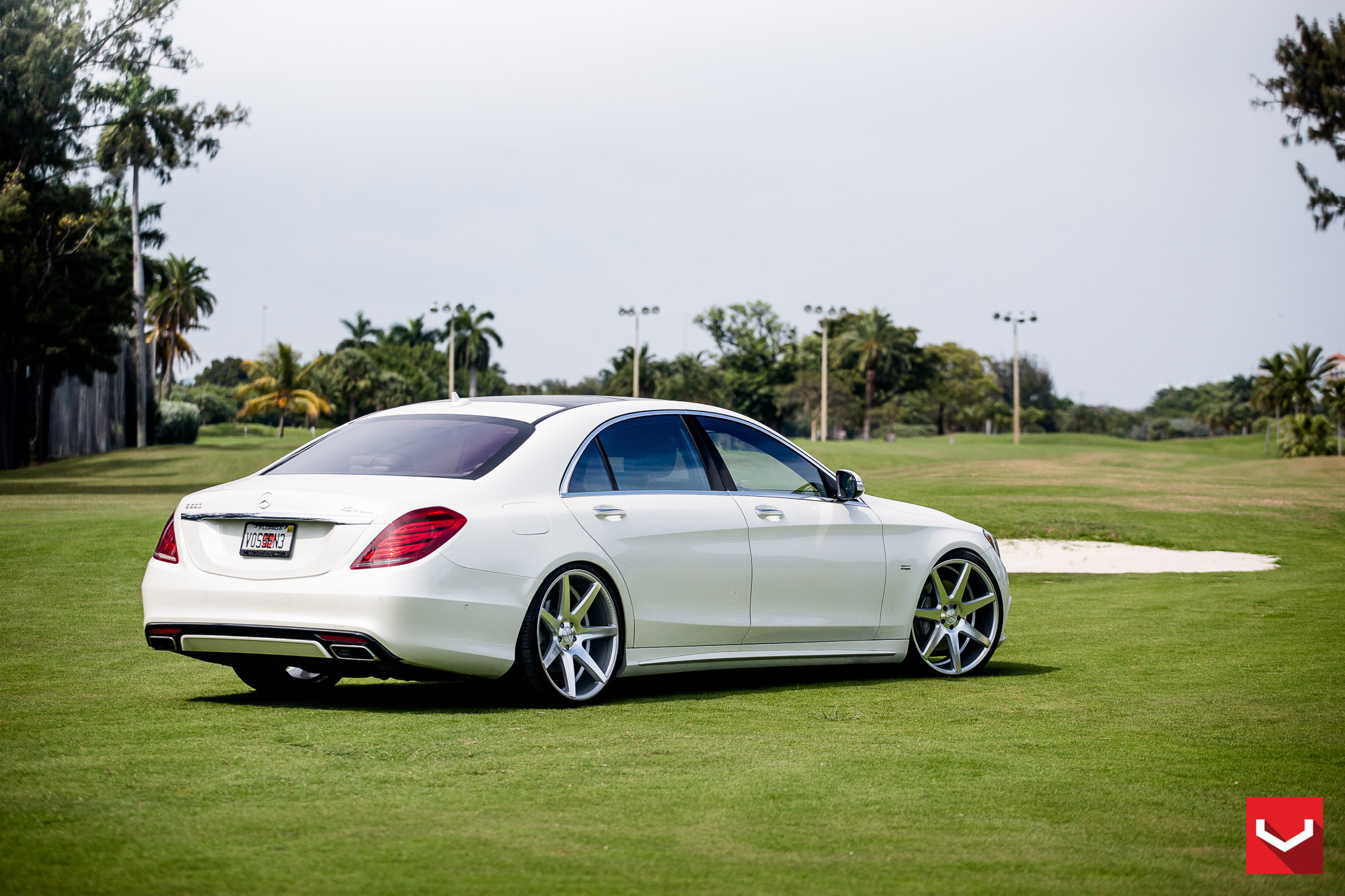 High End White Mercedes S Class With Aftermarket Parts | CARiD.com Gallery