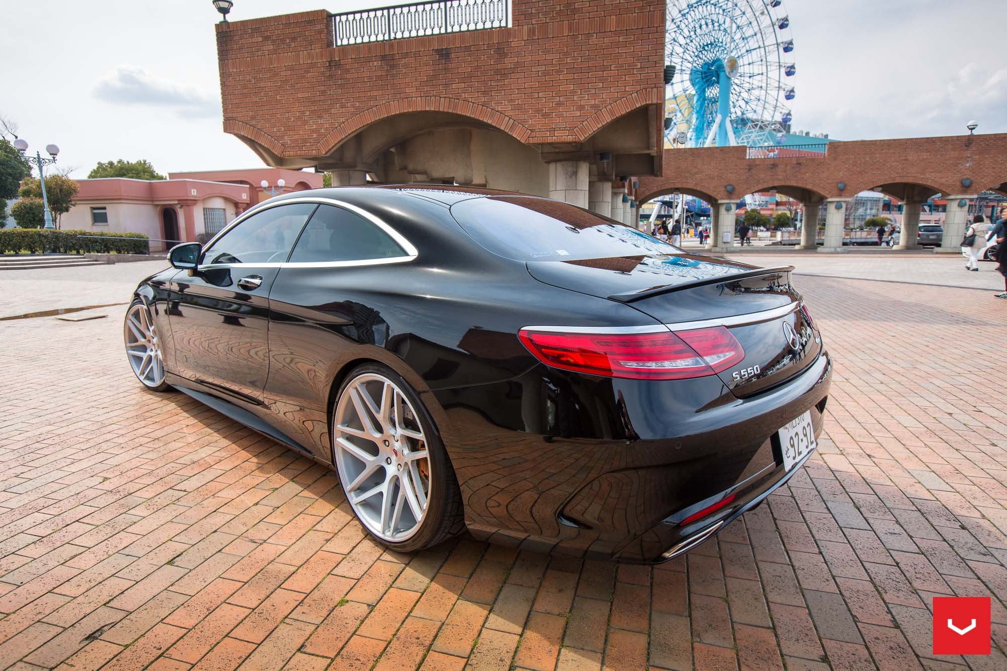 This is What Elegance Looks Like: Black Mercedes S550 Coupe on Vossen ...