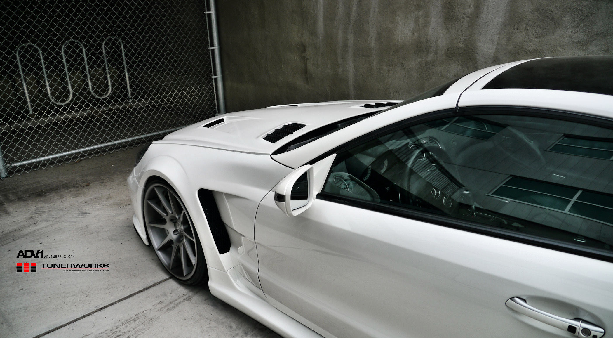 Tunerworks Performance Upgrades White Mercedes SL Class | CARiD.com Gallery