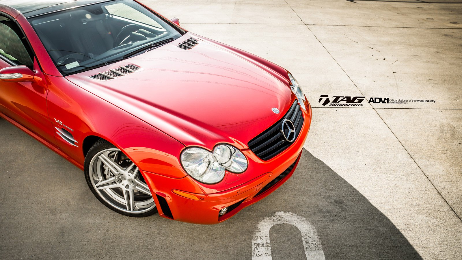 Tag Motorspoprts Puts Its Hands on Stunning Red Mercedes SL Class V12 ...