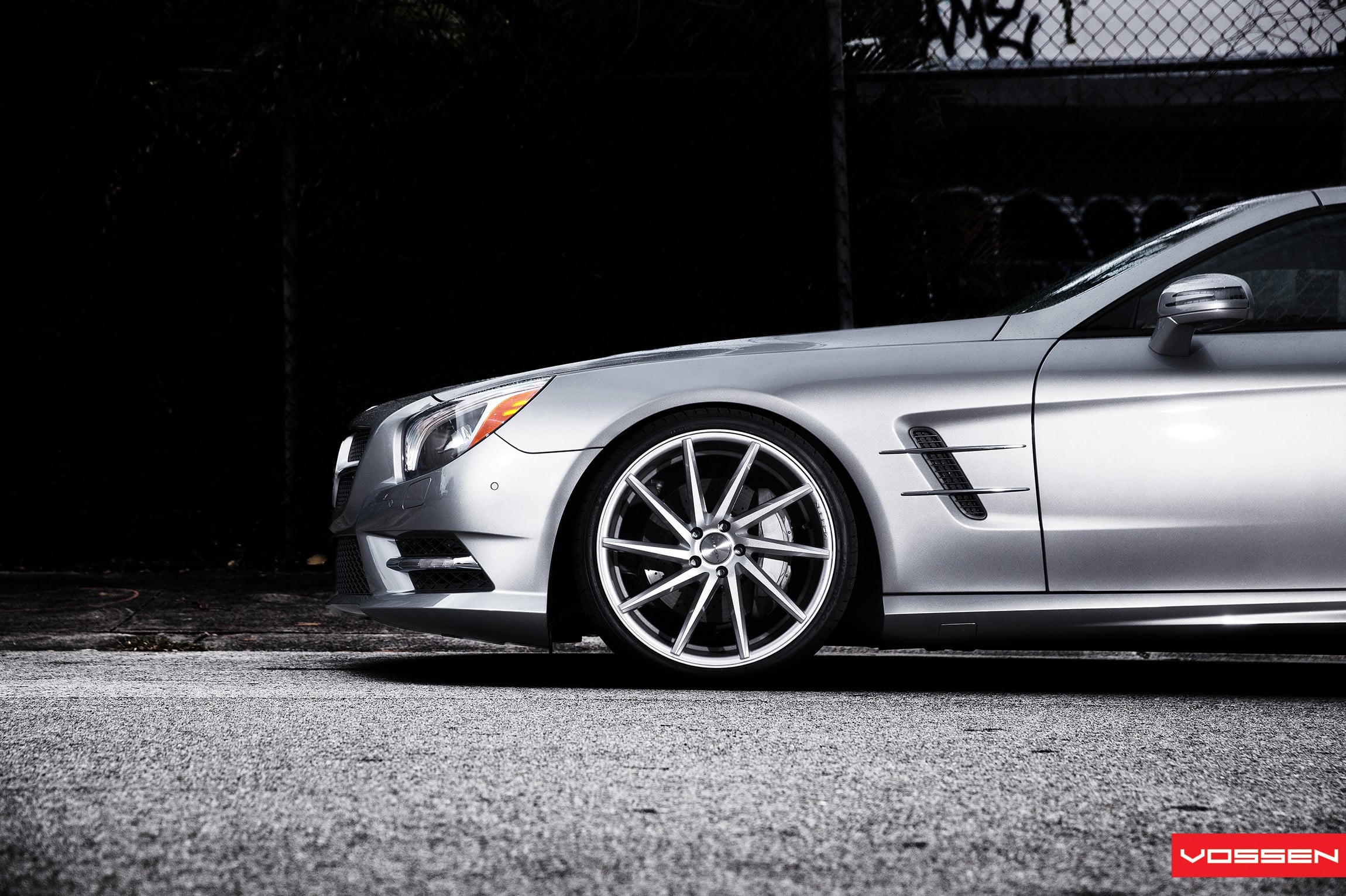Stunning Mercedes SL550 Showing-off Vossen Forged Rims | CARiD.com Gallery