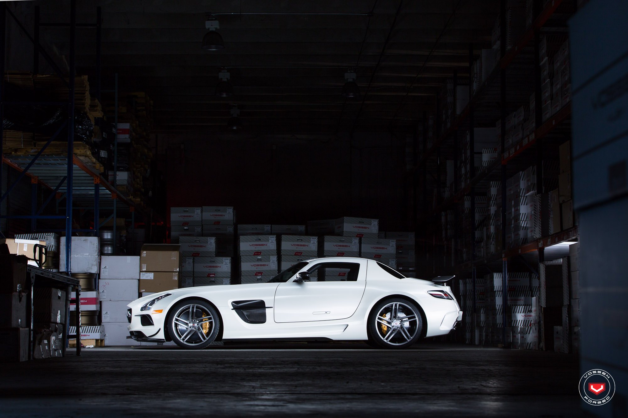 Unmatched Design and Performance - Mercedes SLS Fitted With Vossen Rims ...