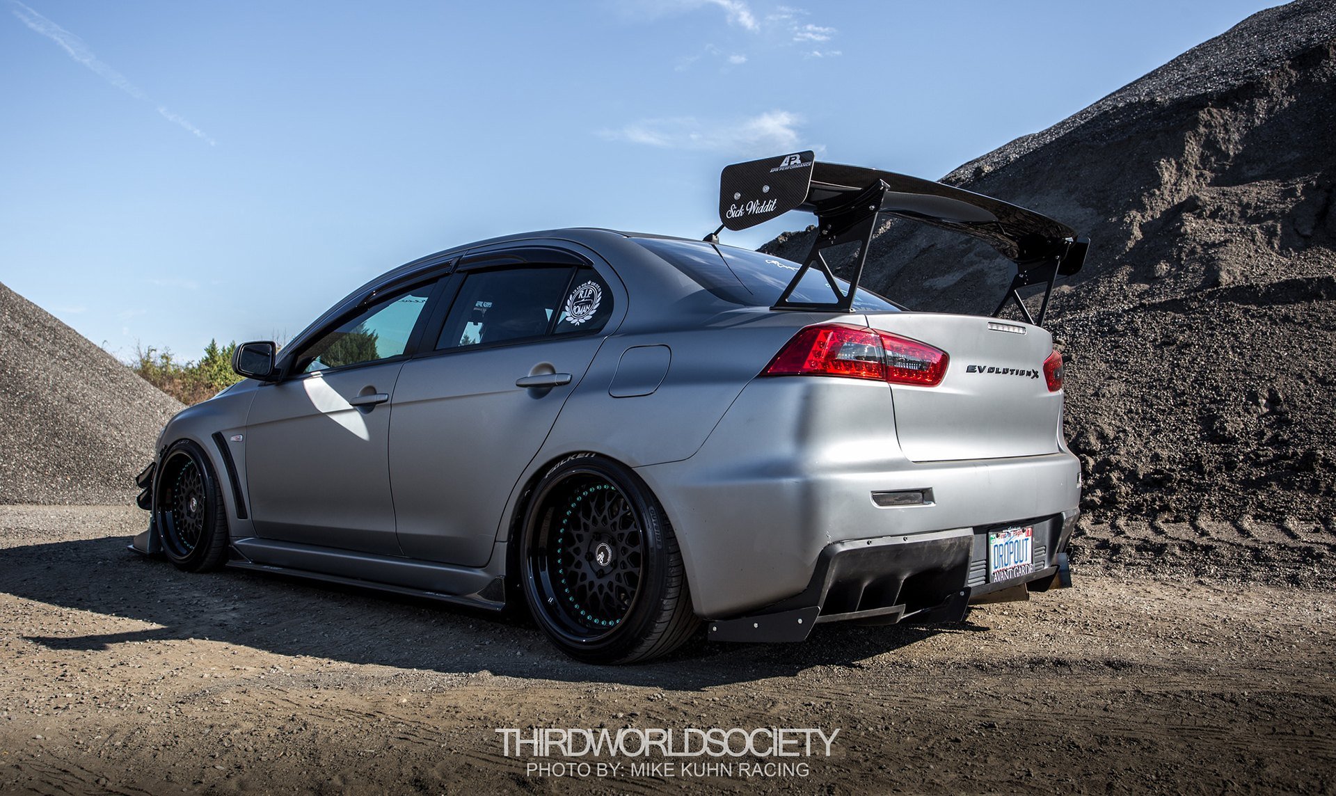 Slammed Evo Slammed Lancer Evolution X By Avant Garde | CARiD.com