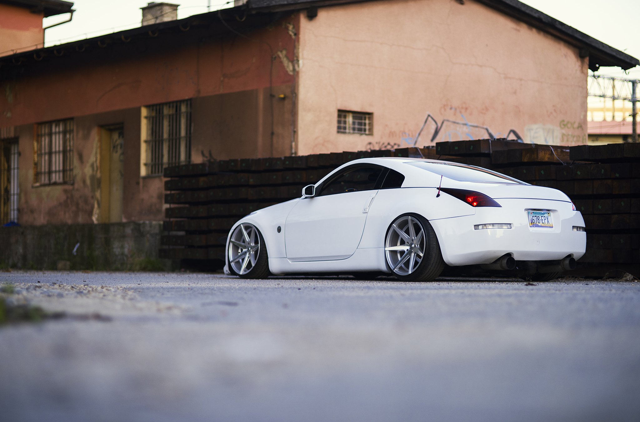 Greatly Stanced Nissan 350Z Gets Custom Parts | CARiD.com Gallery