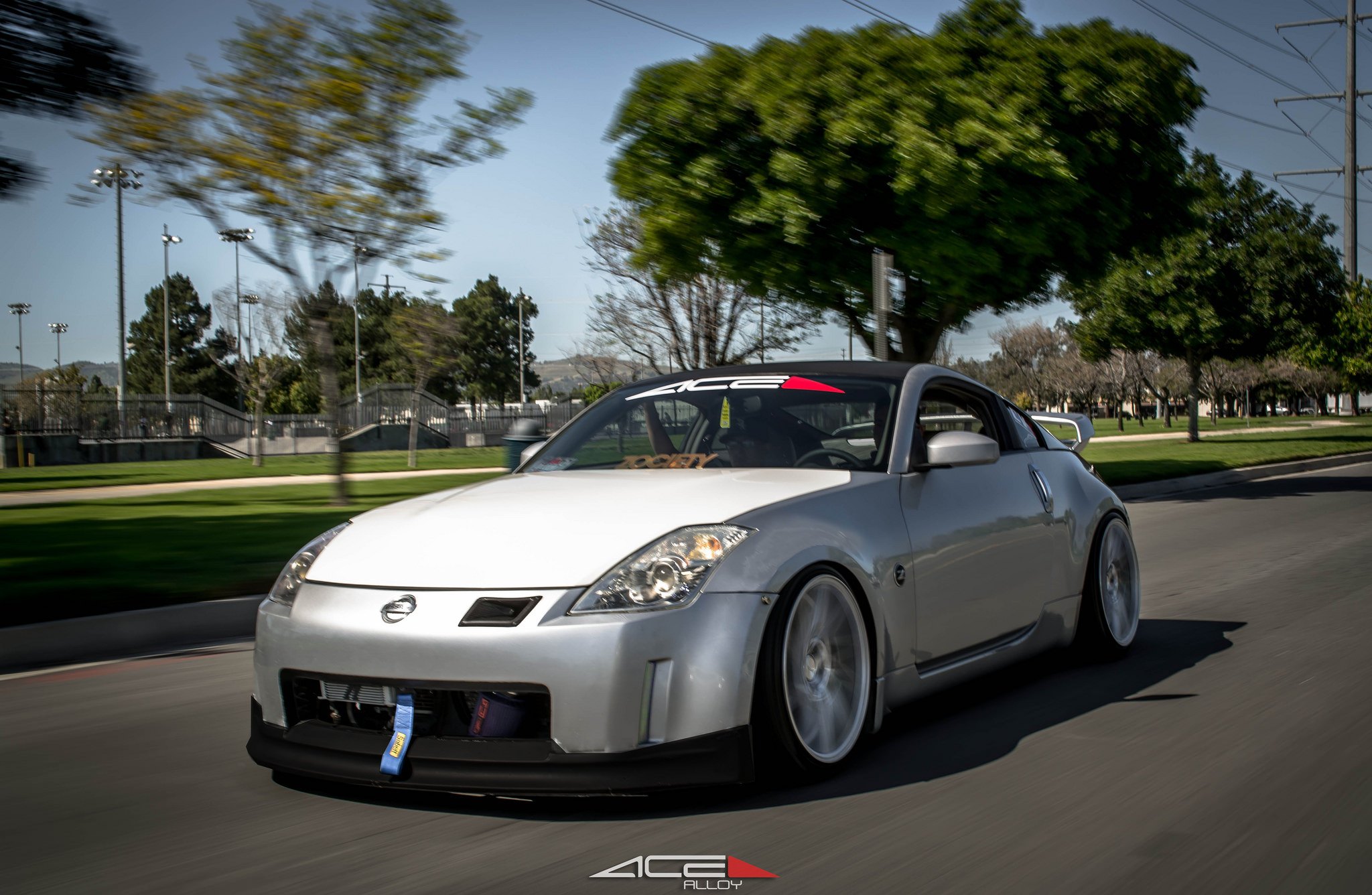 Race Ready 350Z with ACE Alloy Custom Wheels | CARiD.com Gallery