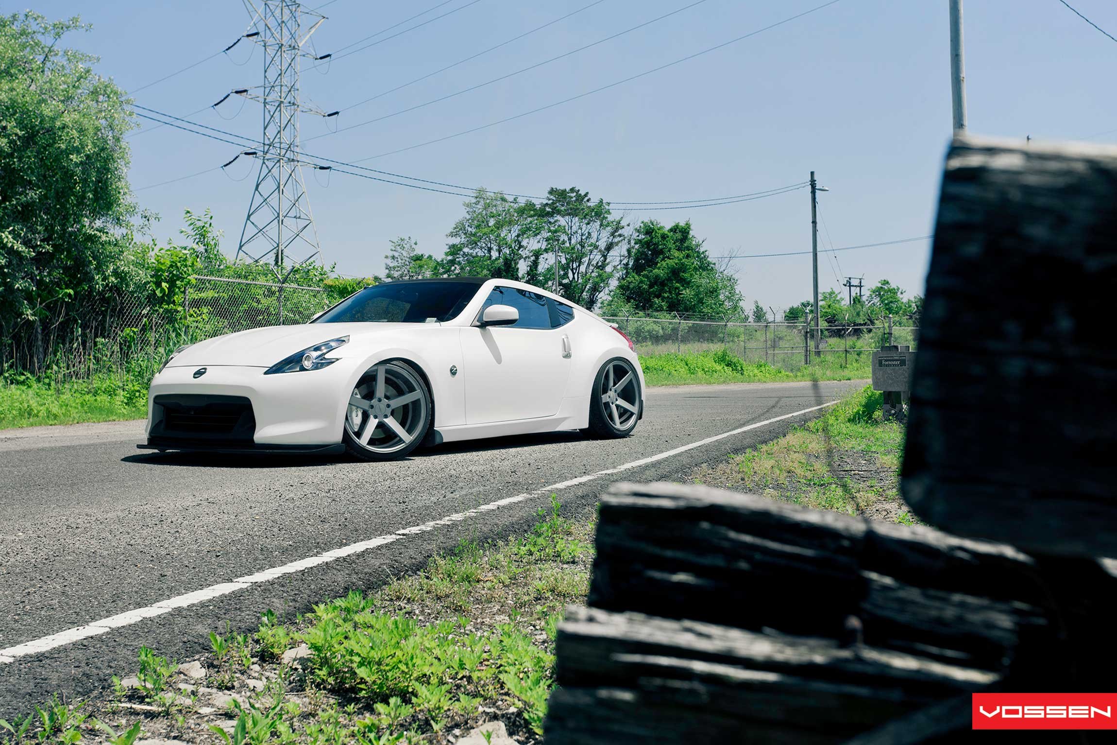 Stanced Beauty - Vossen Equipped Nissan 370Z Sitting Low | CARiD.com ...