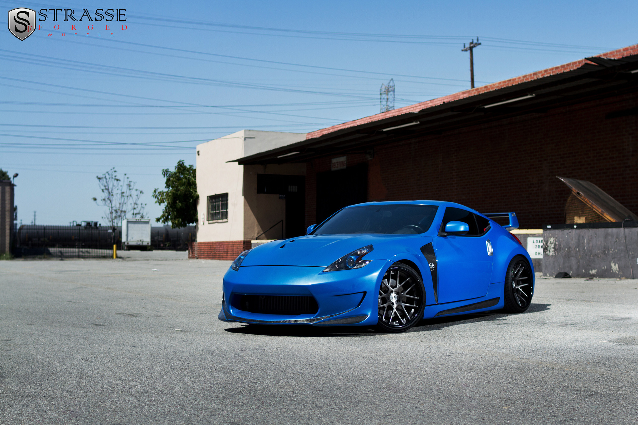 Epic Custom Body Kit Enhancing Blue Nissan 370Z | CARiD.com Gallery