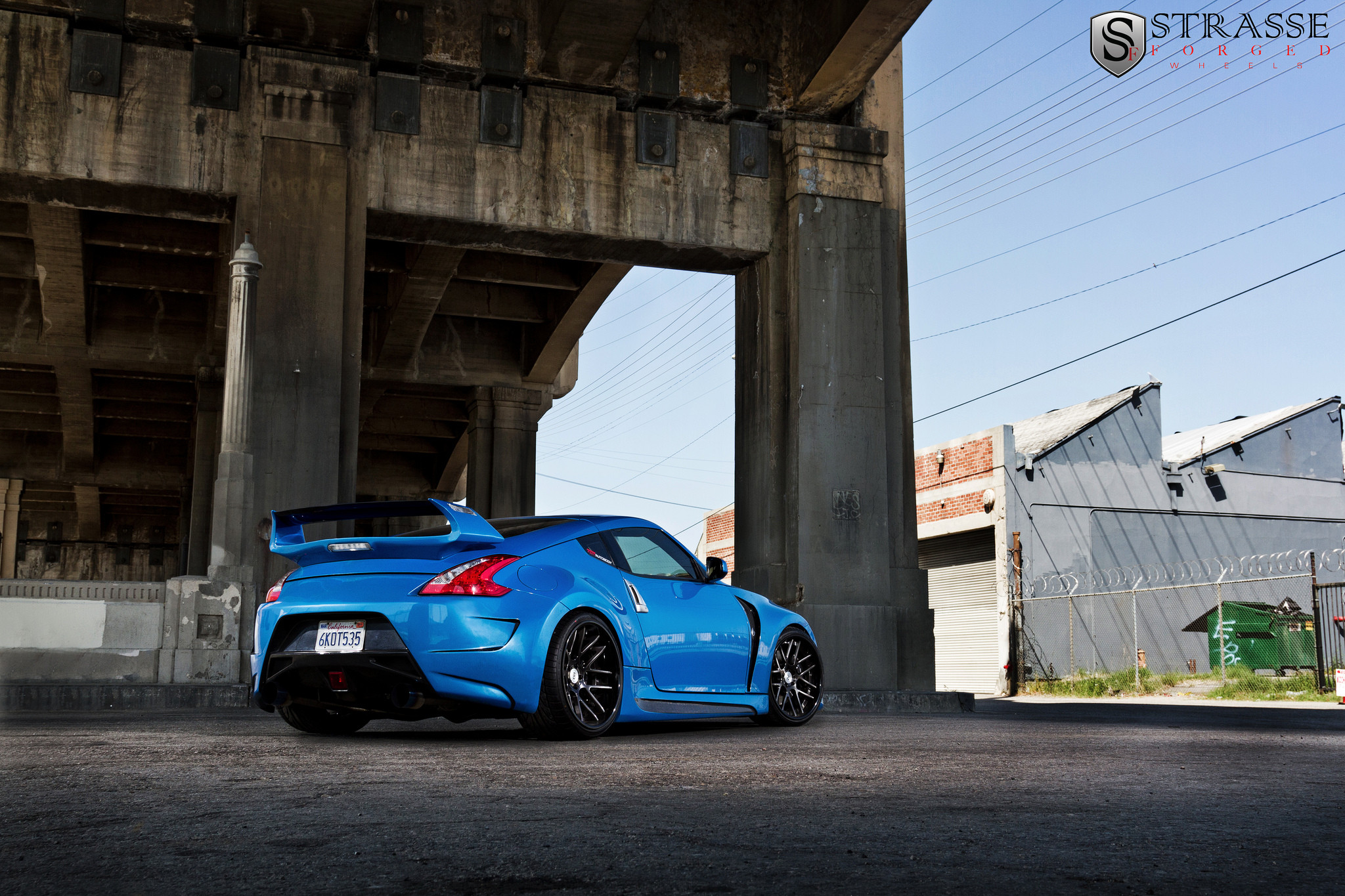 Epic Custom Body Kit Enhancing Blue Nissan 370Z | CARiD.com Gallery