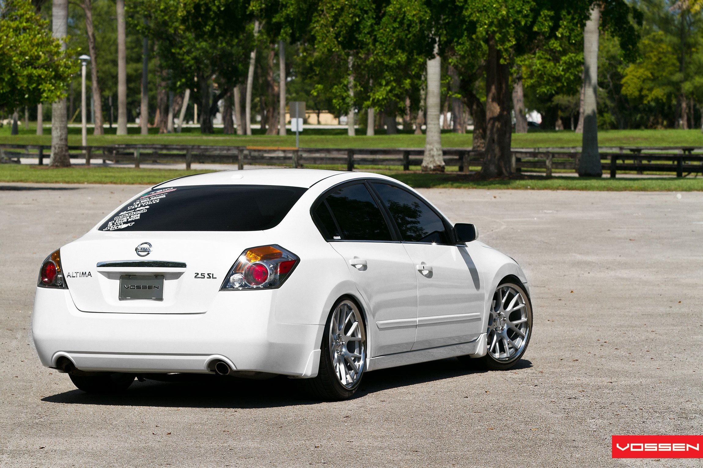 Low And Clean Nissan Altima Fitted With Classy Custom Wheels by Vossen ...