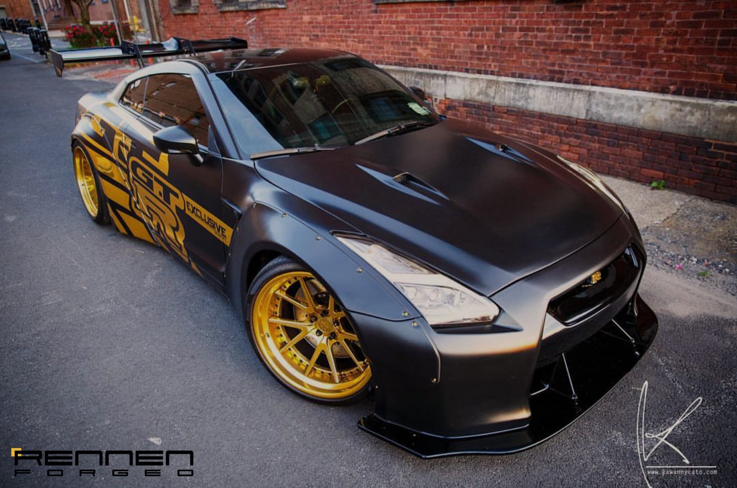 The Devil Wears Prada: Epic Tuning for Black Matte GT-R | CARiD.com Gallery