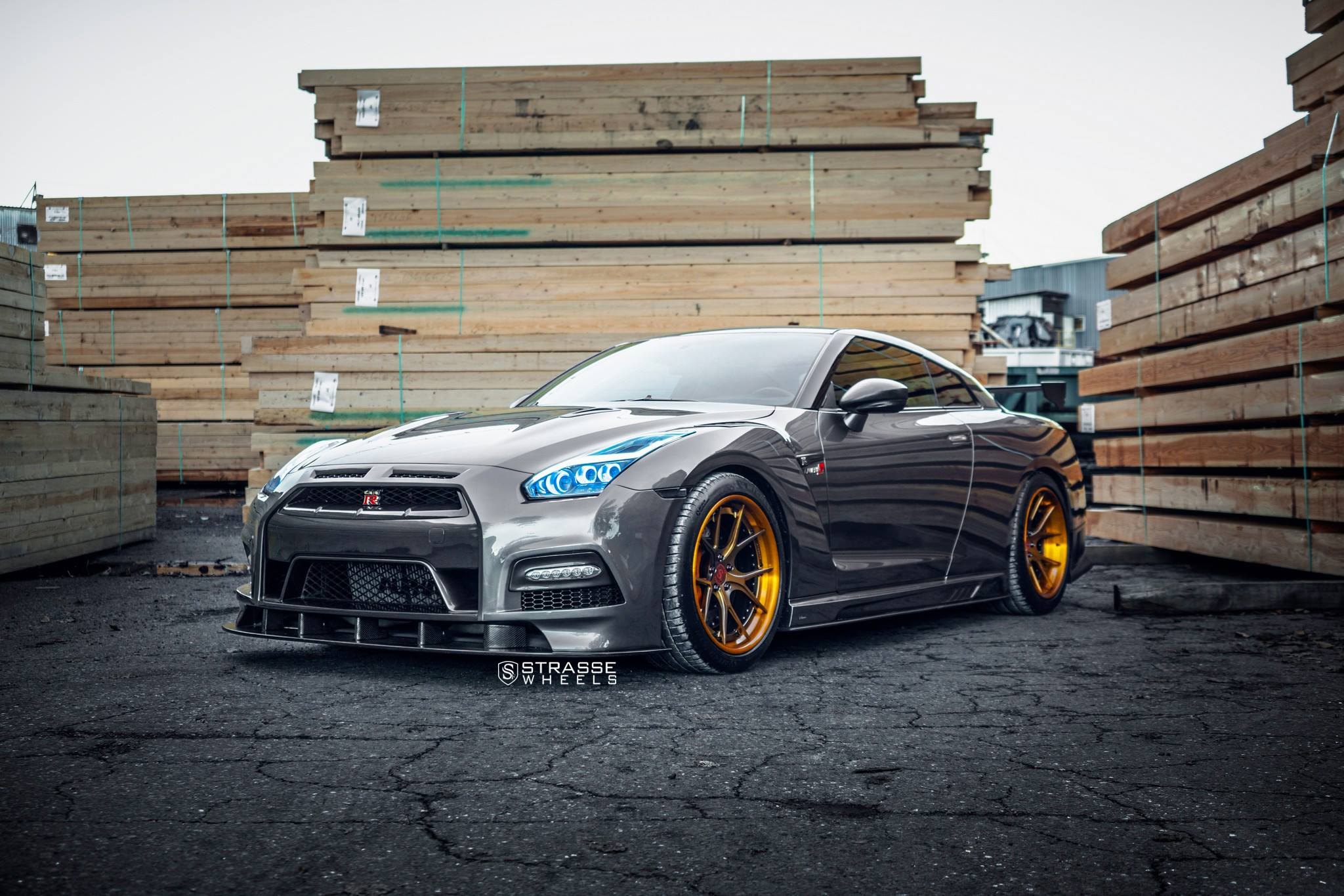 Gray Nissan GT-R Customized in a Very Unique Way | CARiD.com Gallery