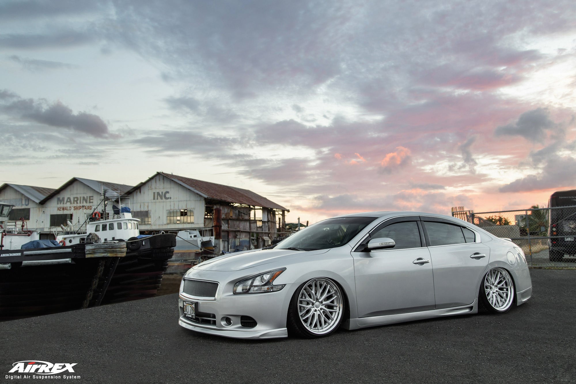 Vip Style Maxima on Air Bags and Vossen x Work Custom Wheels | CARiD ...