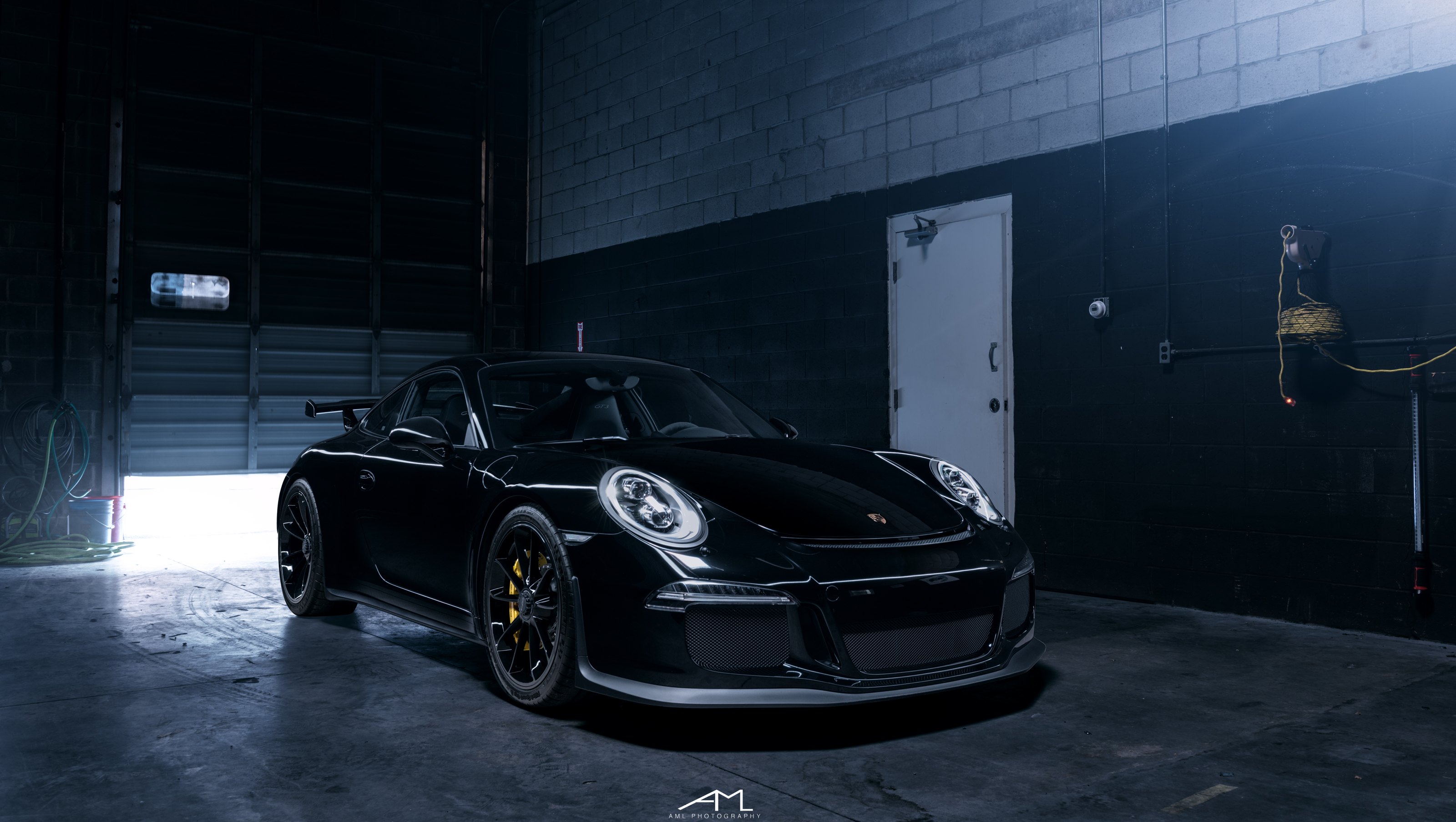 Black Porsche 911 GT3 with Racing Soul on Michelin Tires | CARiD.com ...