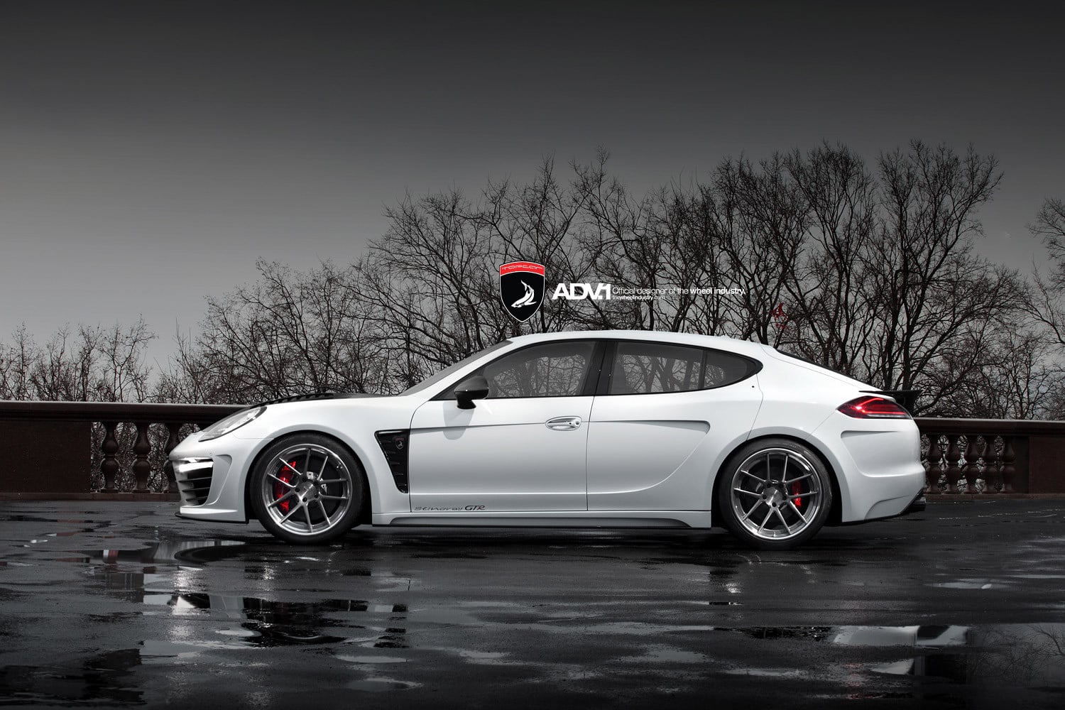 White Porsche Panamera Modernized with Custom Body Kit | CARiD.com Gallery