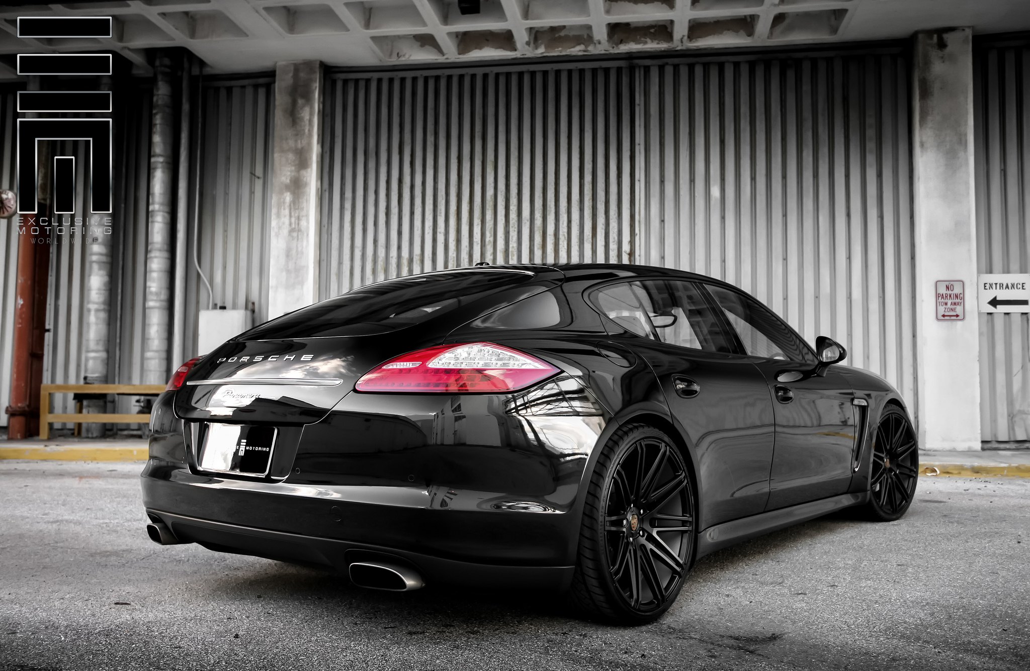 Classy Porsche Panamera On Vossen Graphite Rims | CARiD.com Gallery