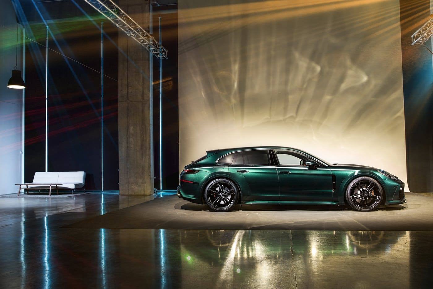 Living Green Customized Dark Green Porsche Panamera Carid Gallery