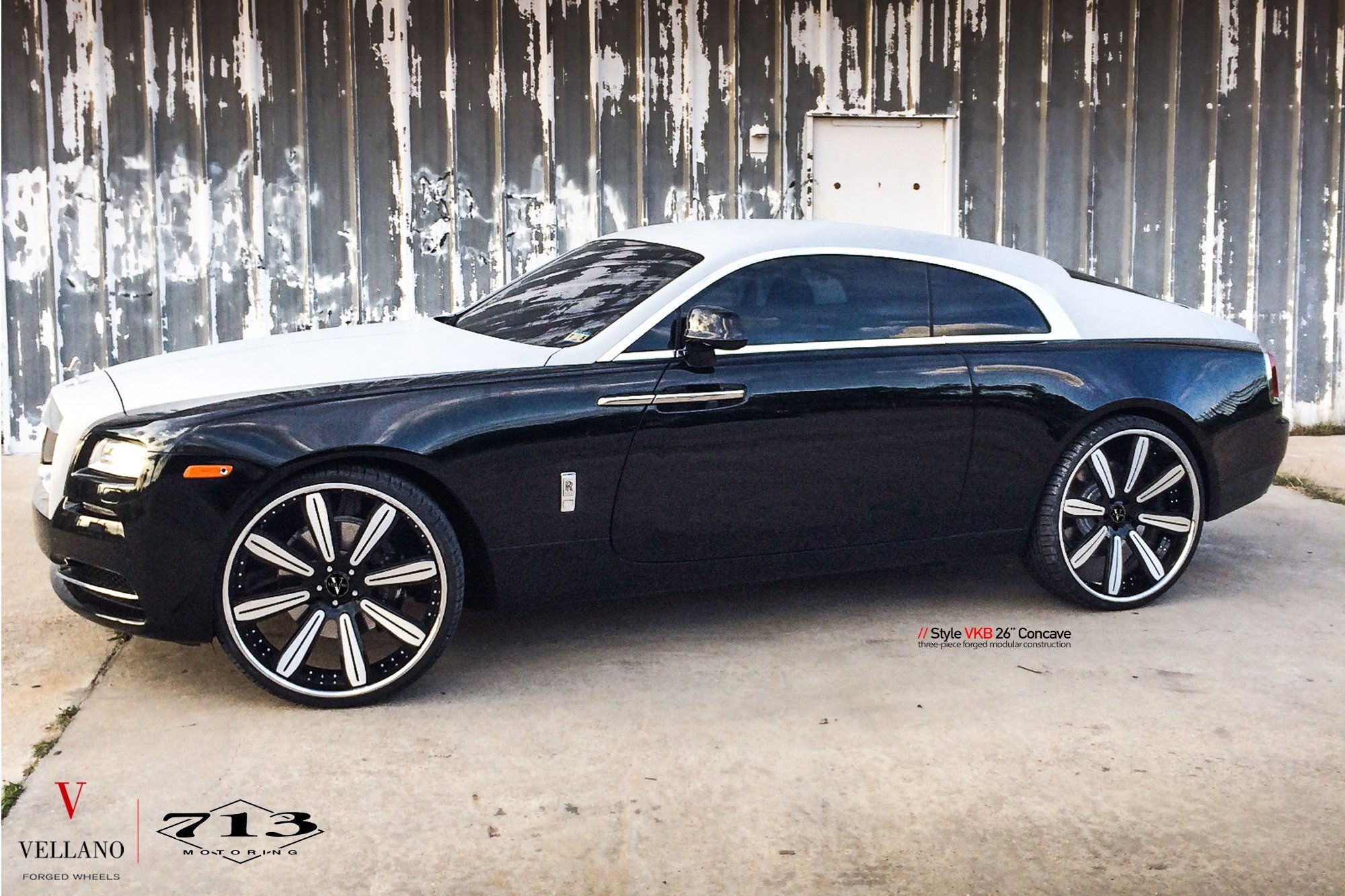 Two- Tone Rolls Royce Wraith Goes in Style with LED Headlights and ...