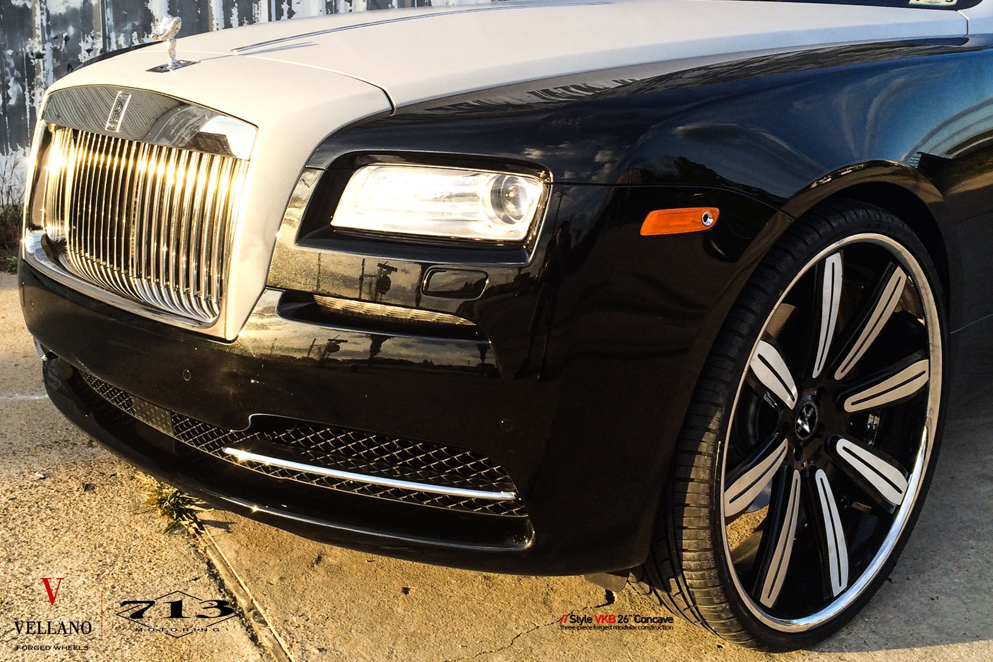 Two- Tone Rolls Royce Wraith Goes in Style with LED Headlights and ...