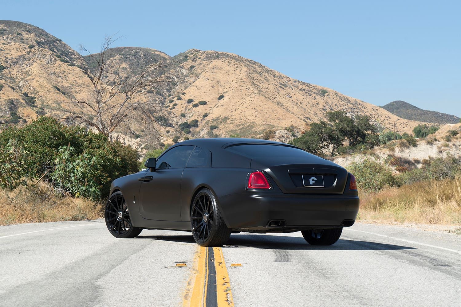Threatening Look of Custom All- Black Matte Rolls Royce Wraith | CARiD ...