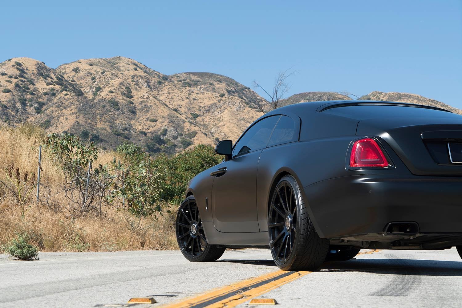 Threatening Look of Custom All- Black Matte Rolls Royce Wraith | CARiD ...