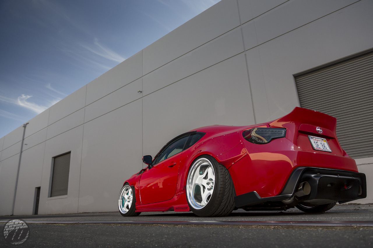 Custom Body Kit Taking Red Scion FRS to Another Level | CARiD.com Gallery