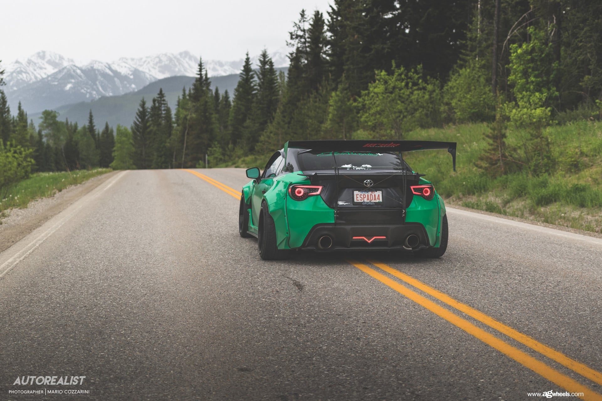 Widebody Customized Green Scion FRS with Matching Green Accents | CARiD ...