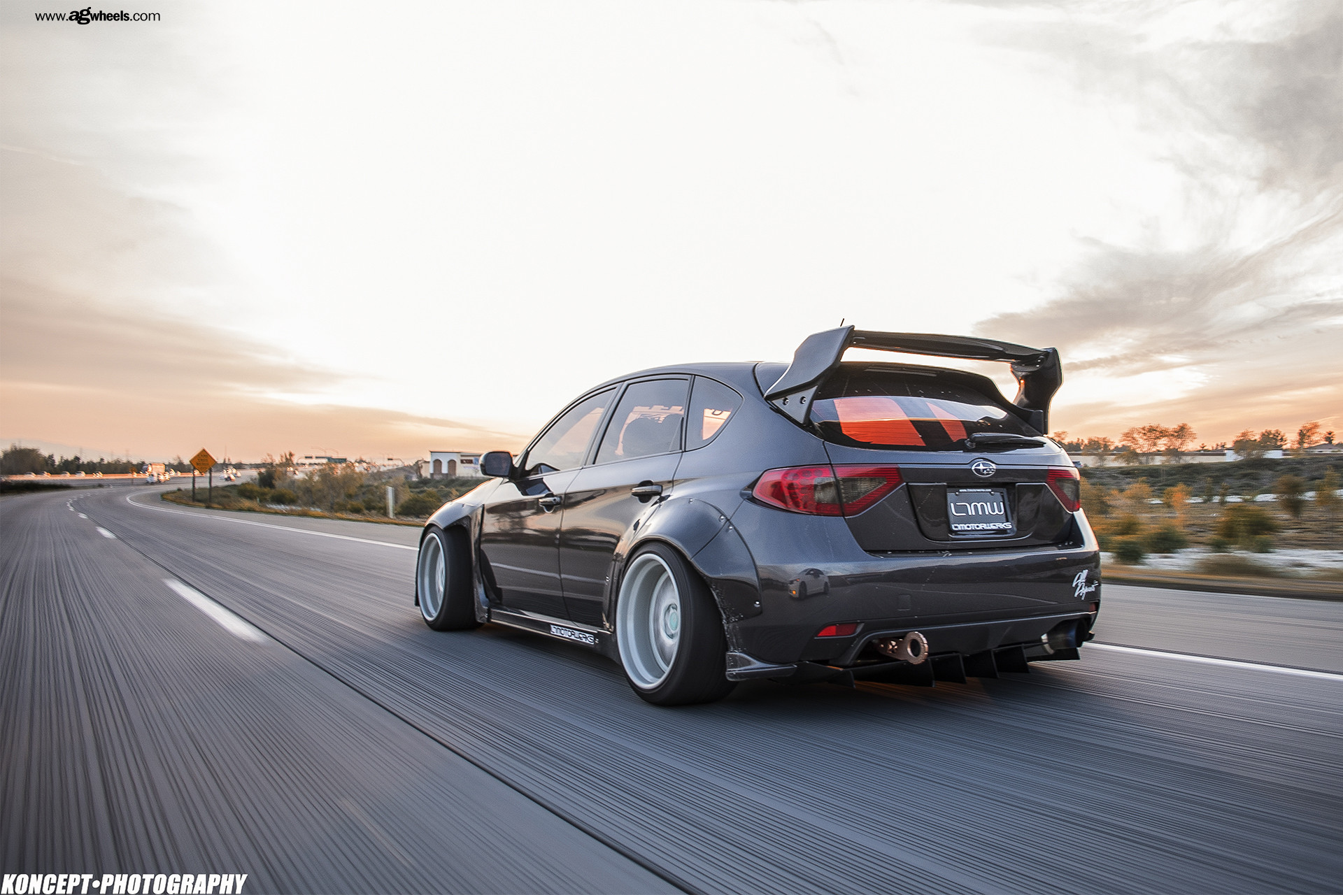 Mysterious Looks of Black Subaru WRX Fitted with Custom Body Kit ...