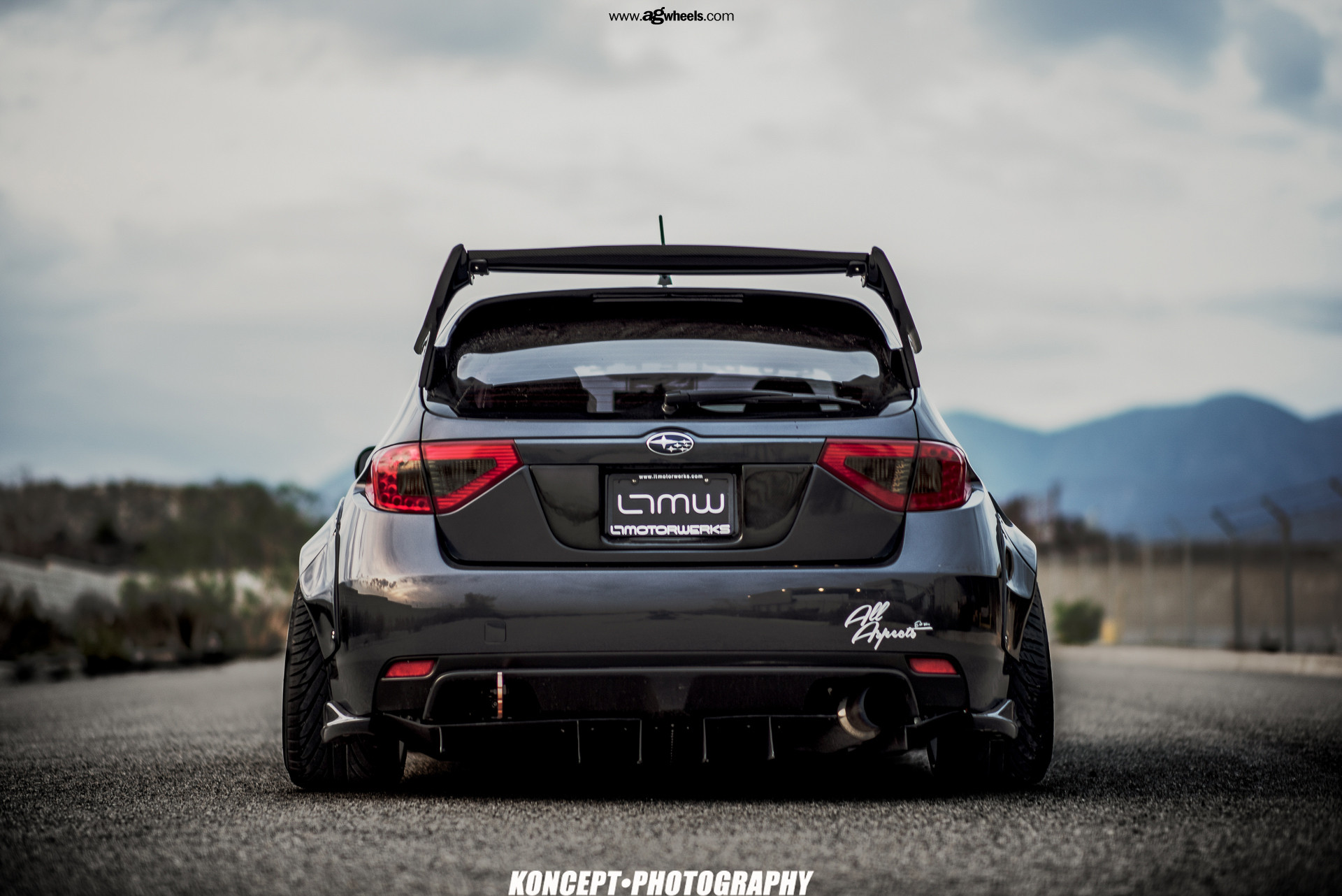 Mysterious Looks of Black Subaru WRX Fitted with Custom Body Kit ...