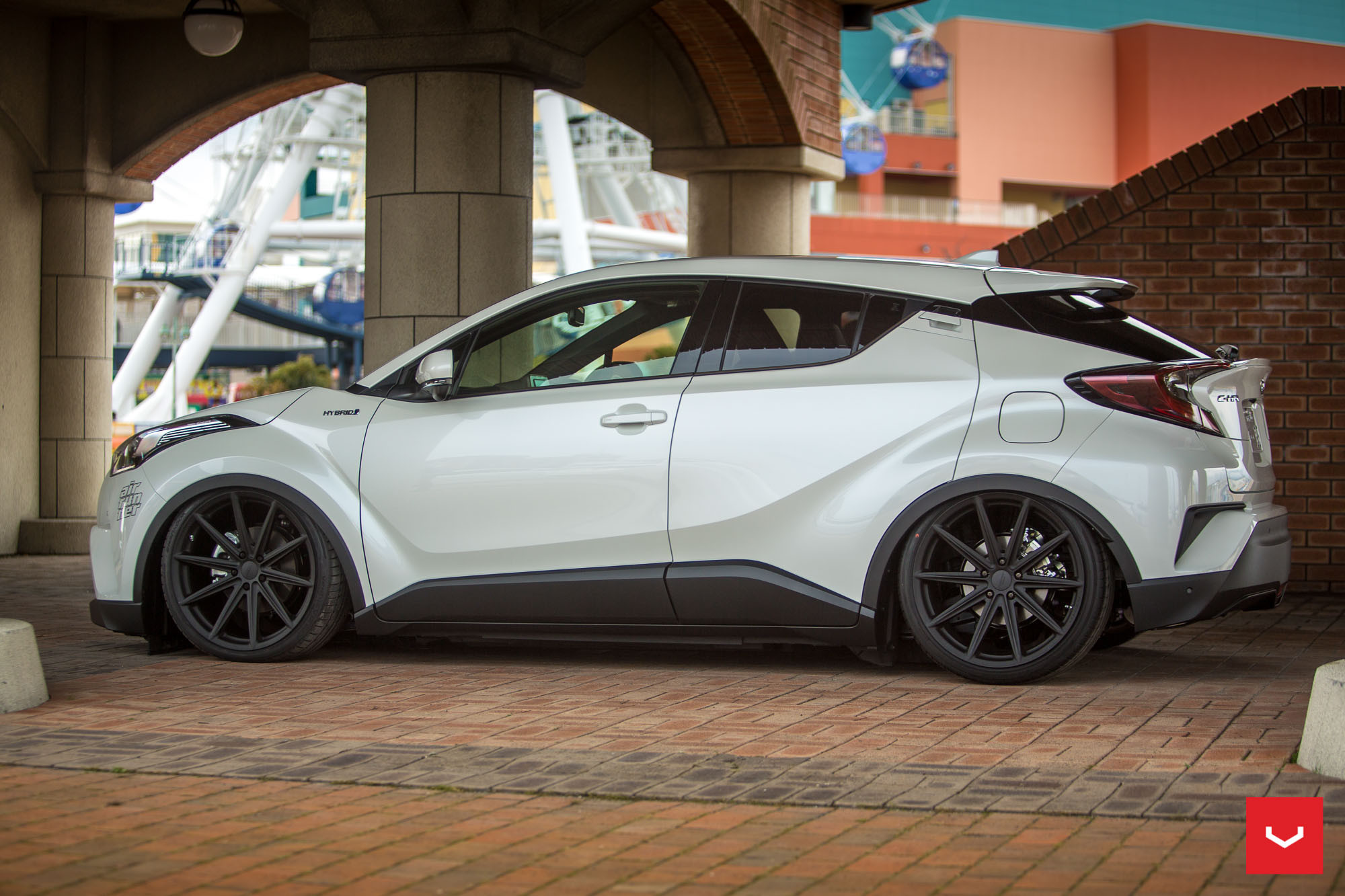 Stanced And Clean Toyota CH-R put on Vossen Custom Wheels | CARiD.com ...