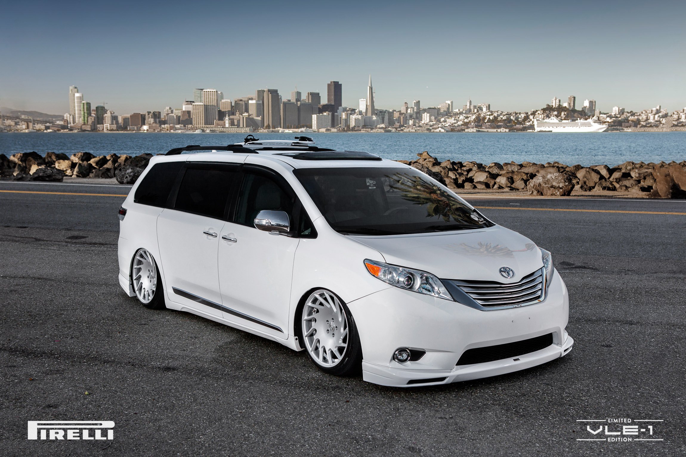 Sleek Air Lifted Toyota Sienna Sitting Low on Vossen Rims | CARiD.com ...