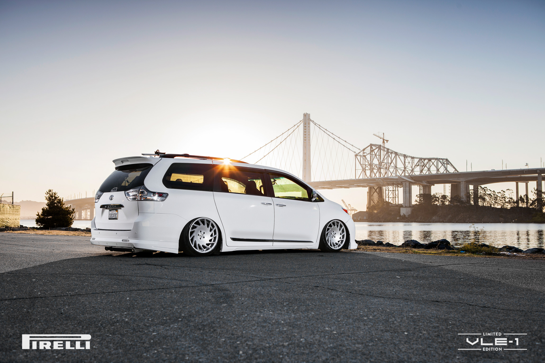 Sleek Air Lifted Toyota Sienna Sitting Low on Vossen Rims | CARiD.com ...