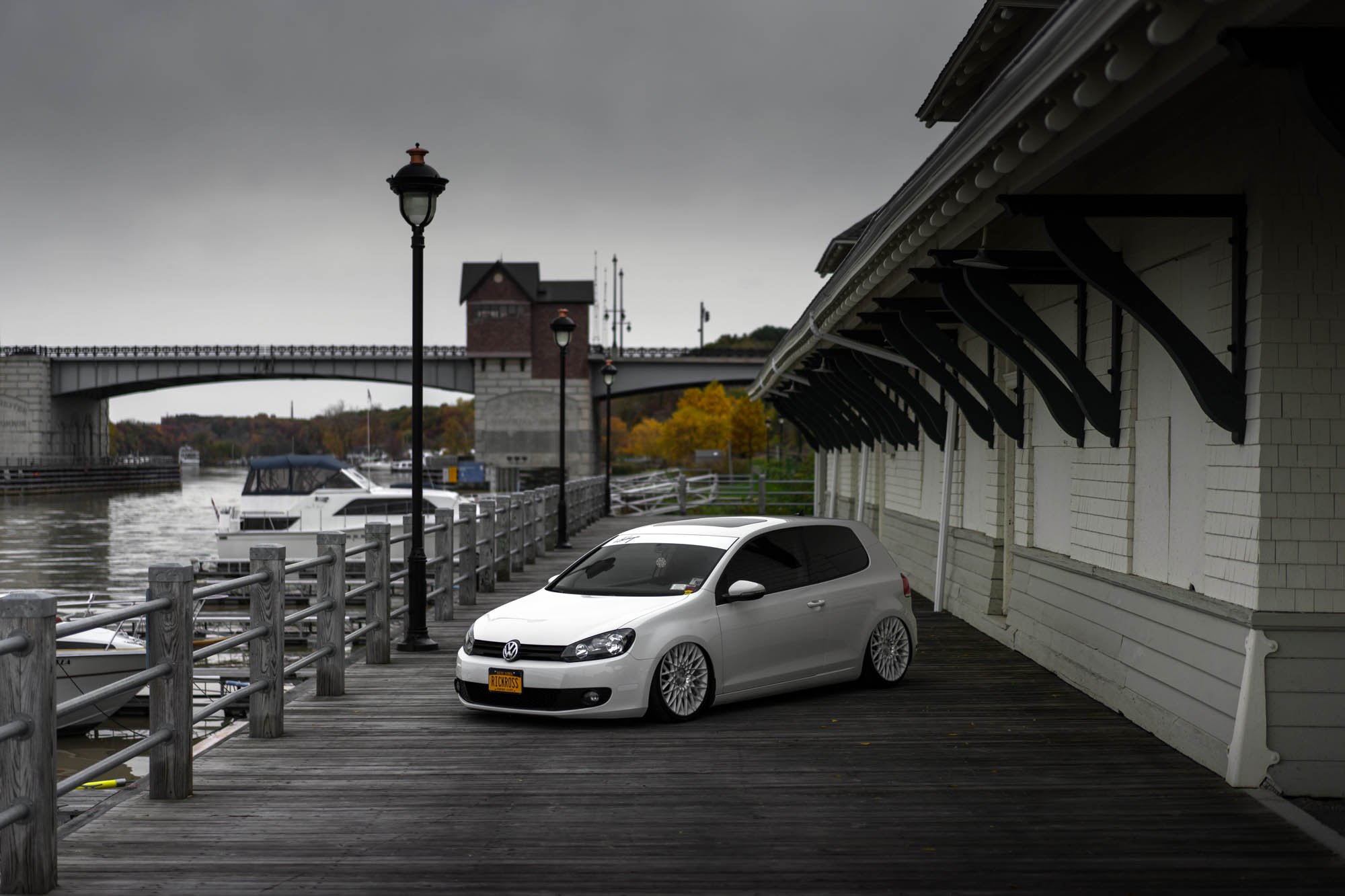 Slammed VW Rabbit on Air Suspension and Niche Custom Wheels | CARiD.com ...