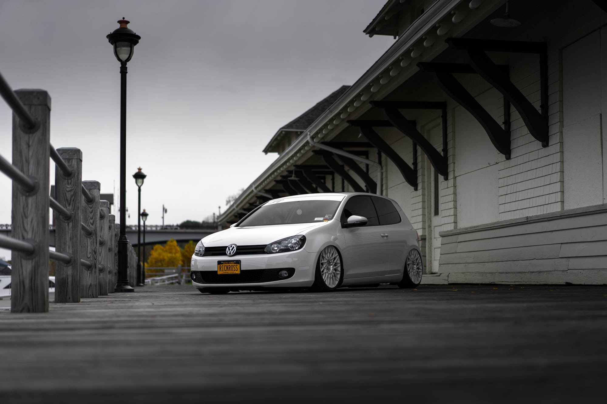 Slammed VW Rabbit on Air Suspension and Niche Custom Wheels | CARiD.com ...