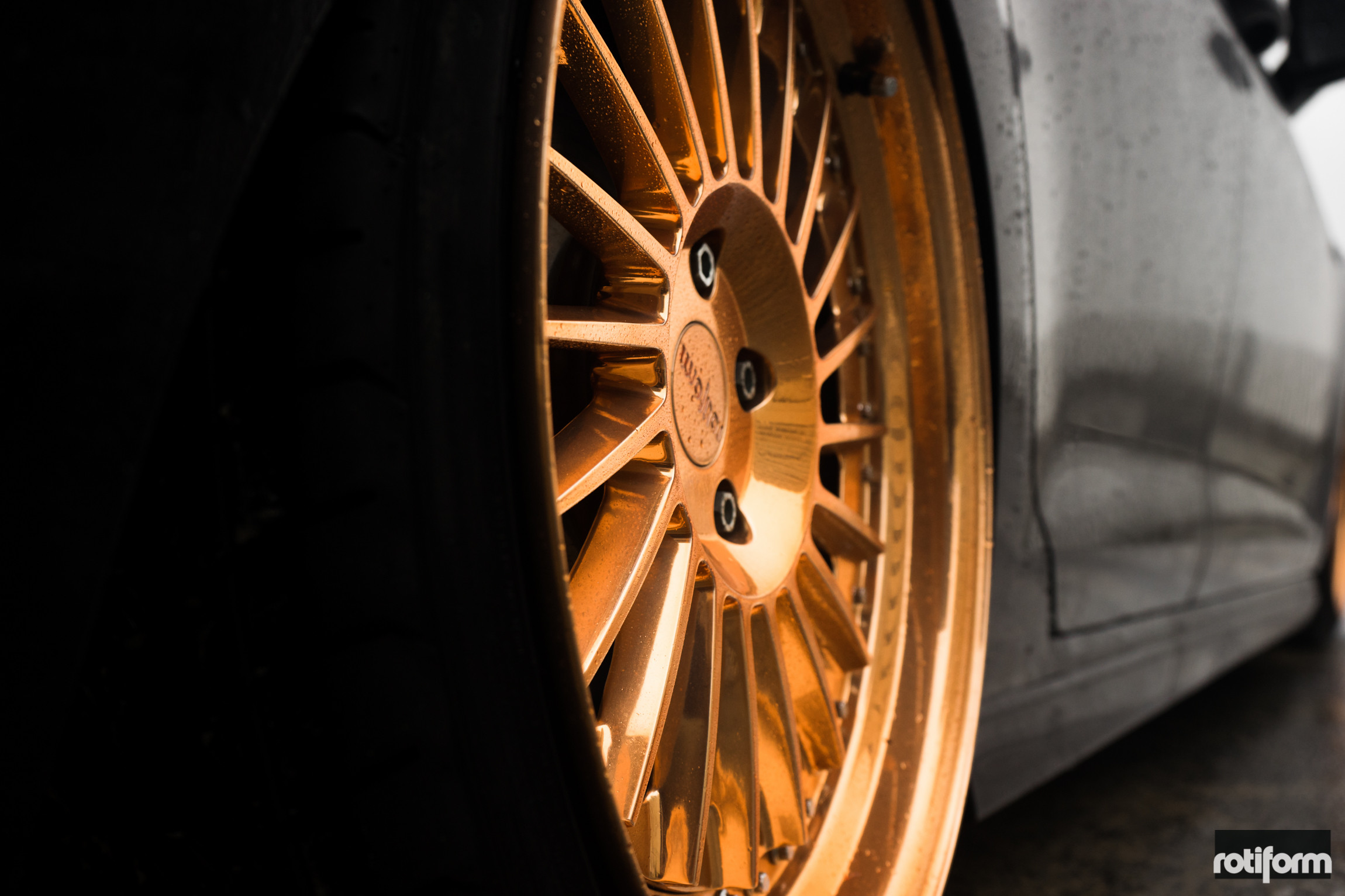 Unmatched Style: Copper Rotiform Custom Wheels on Stanced VW Golf R ...