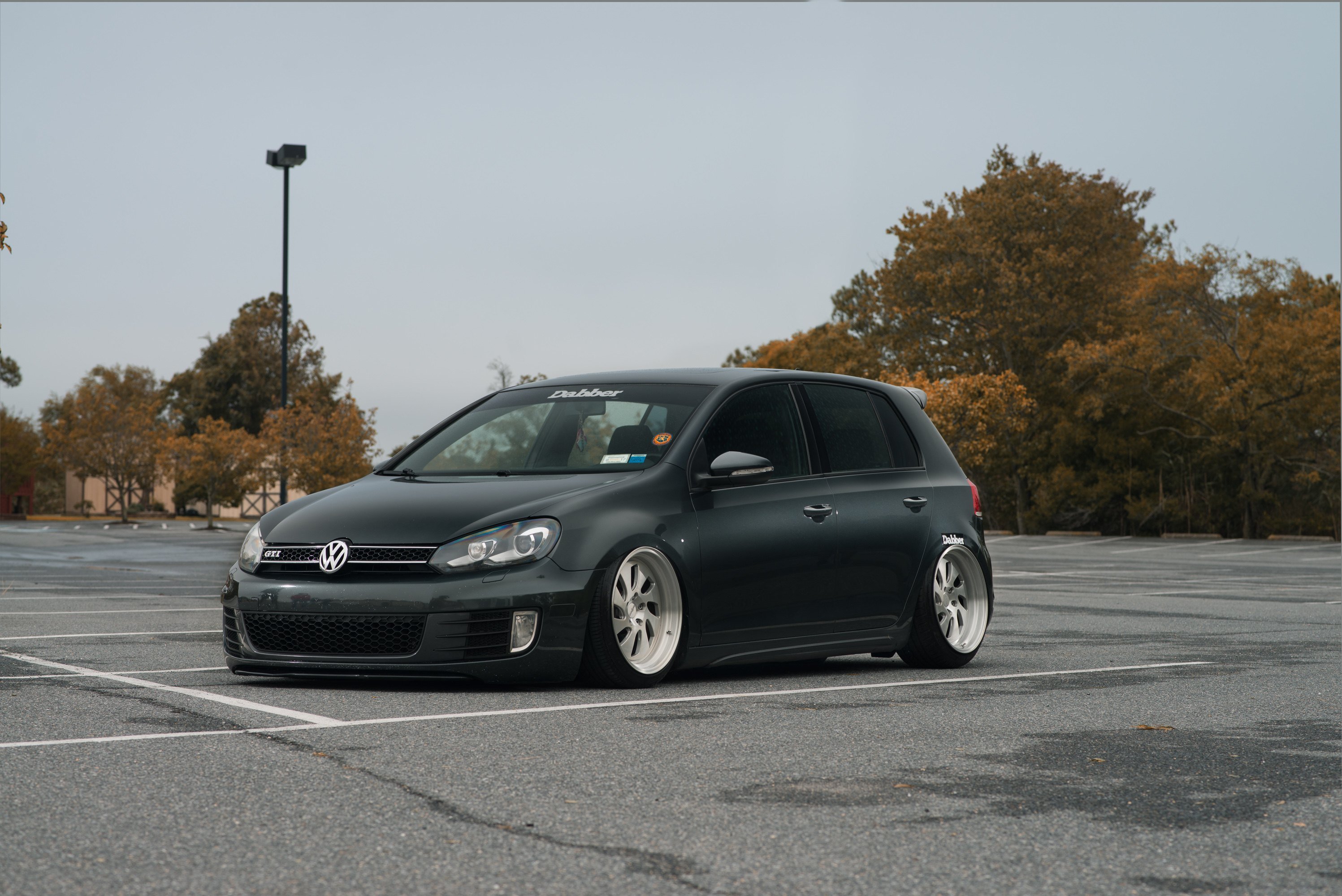 Fully Custom VW Golf MK5 Fitted With Large Rotiform Custom Wheels ...