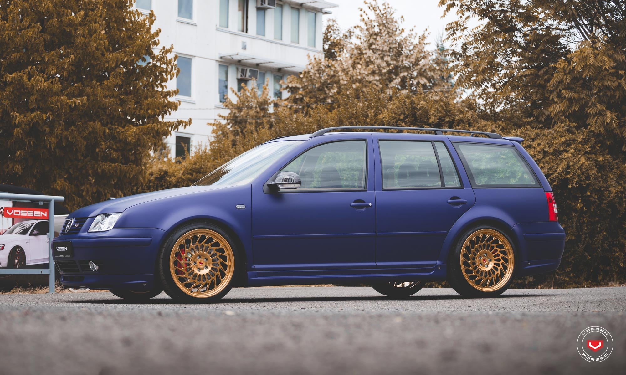 Matte Blue VW Jetta Customized to Steal the Attention | CARiD.com Gallery