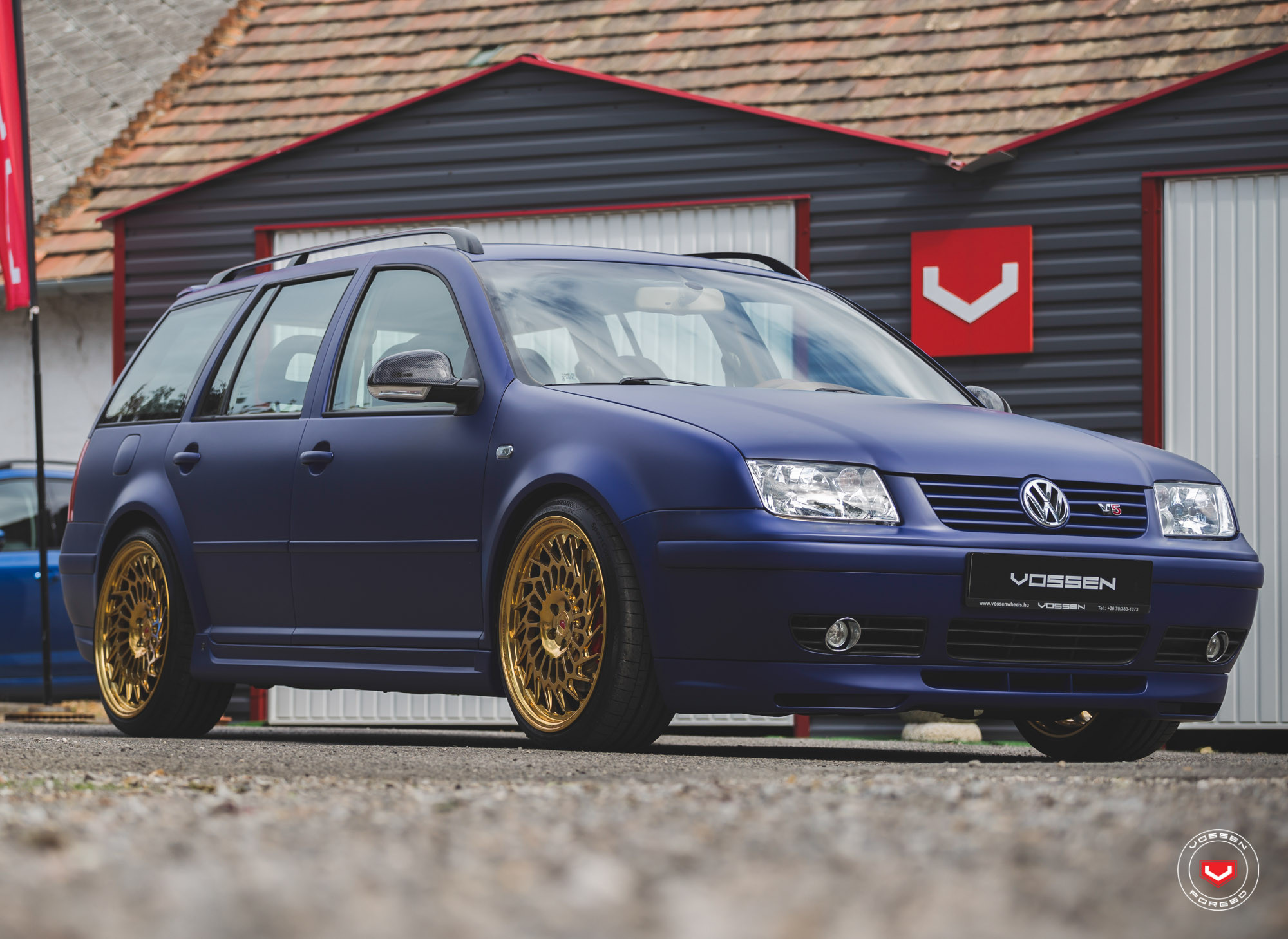 Matte Blue VW Jetta Customized to Steal the Attention | CARiD.com Gallery