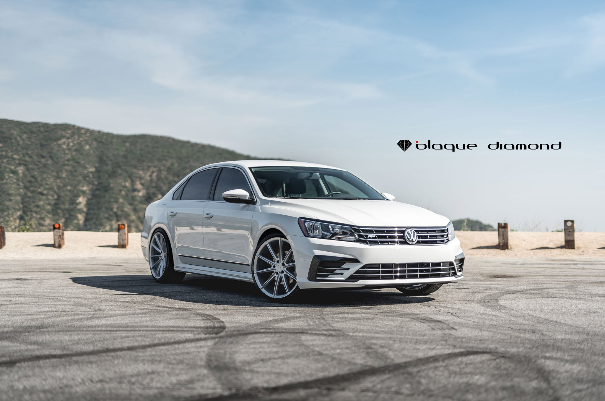 Bold Volkswagen Passat on Custom Wheels | CARiD.com Gallery