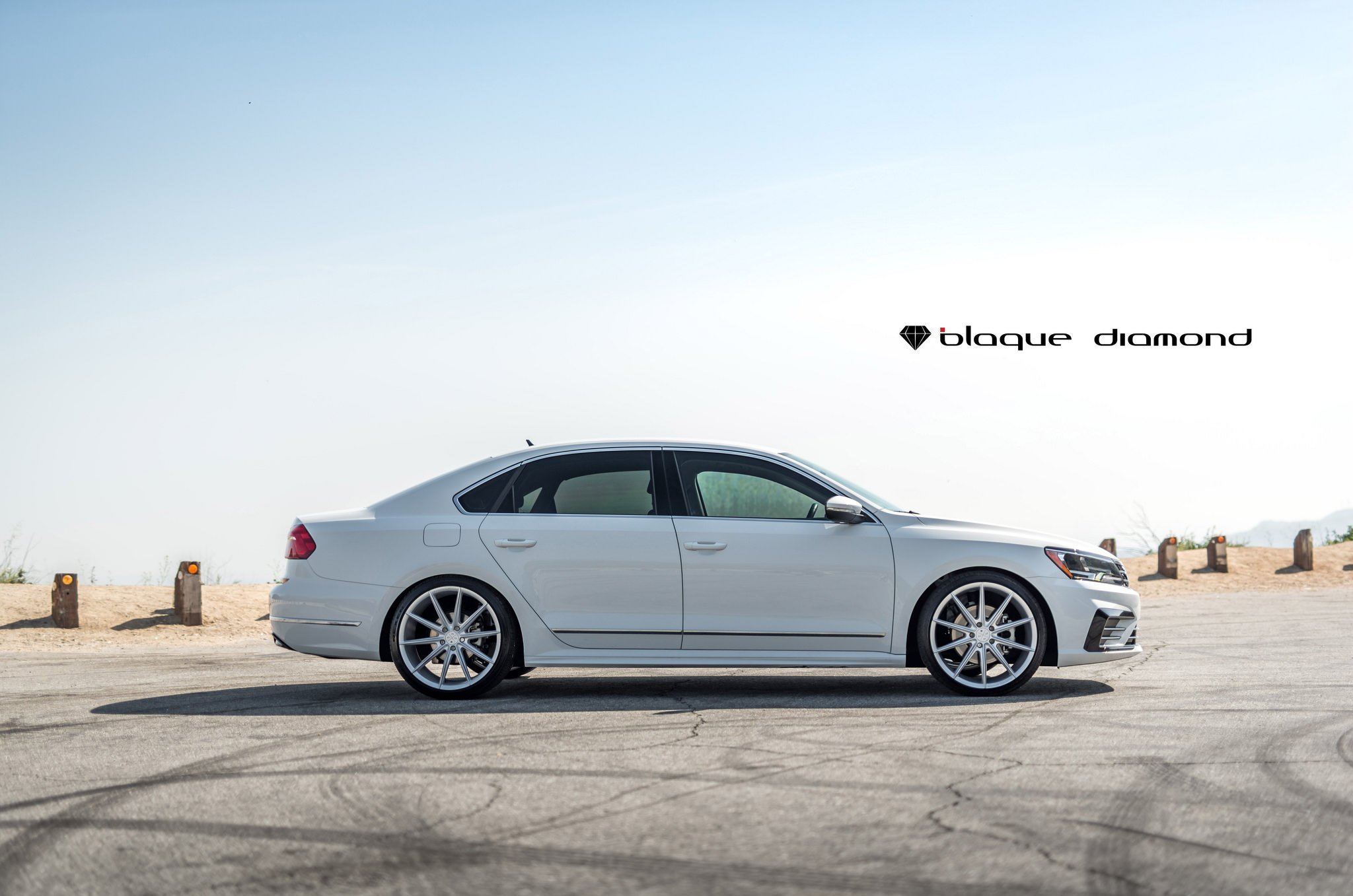 Bold Volkswagen Passat on Custom Wheels | CARiD.com Gallery