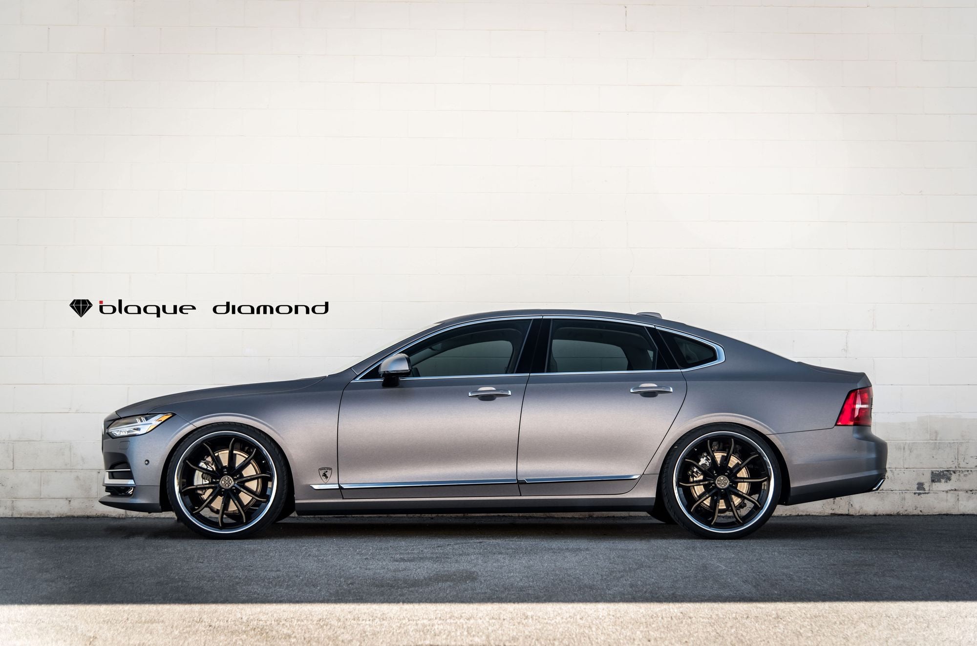 Absolutely Eye- Catching Gray Matte Volvo S90 Slightly Customized ...