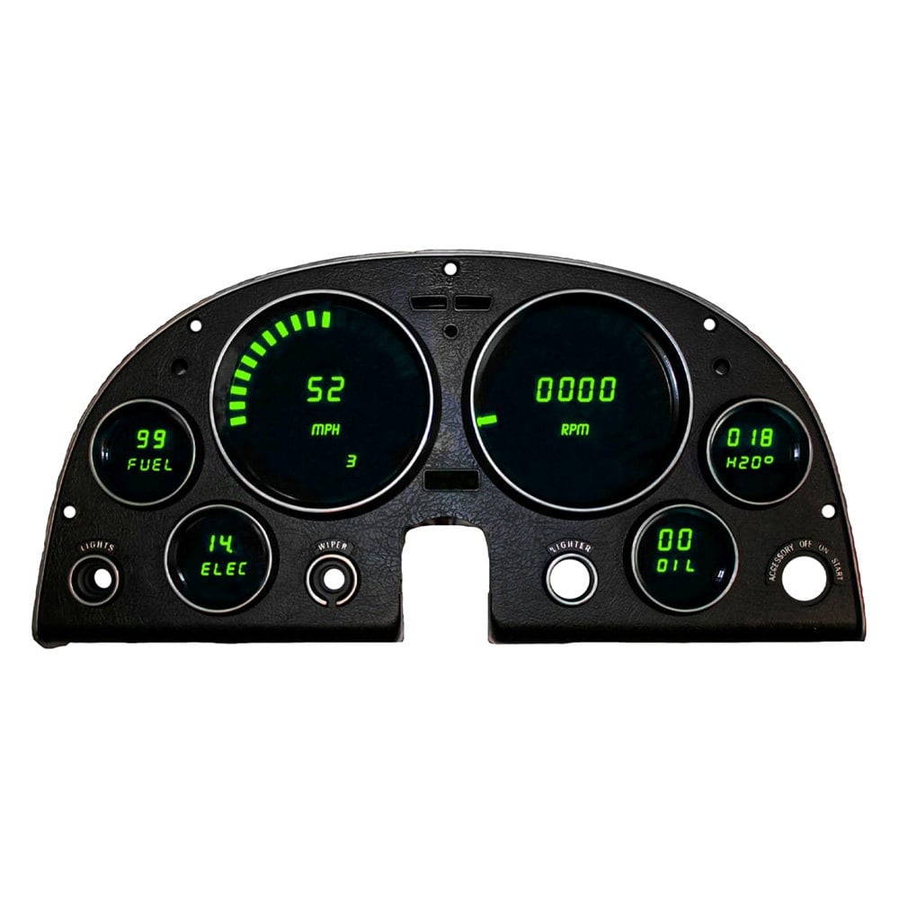 Intellitronix® DP2000G - Direct Fit LED Digital Gauge Panel, Green