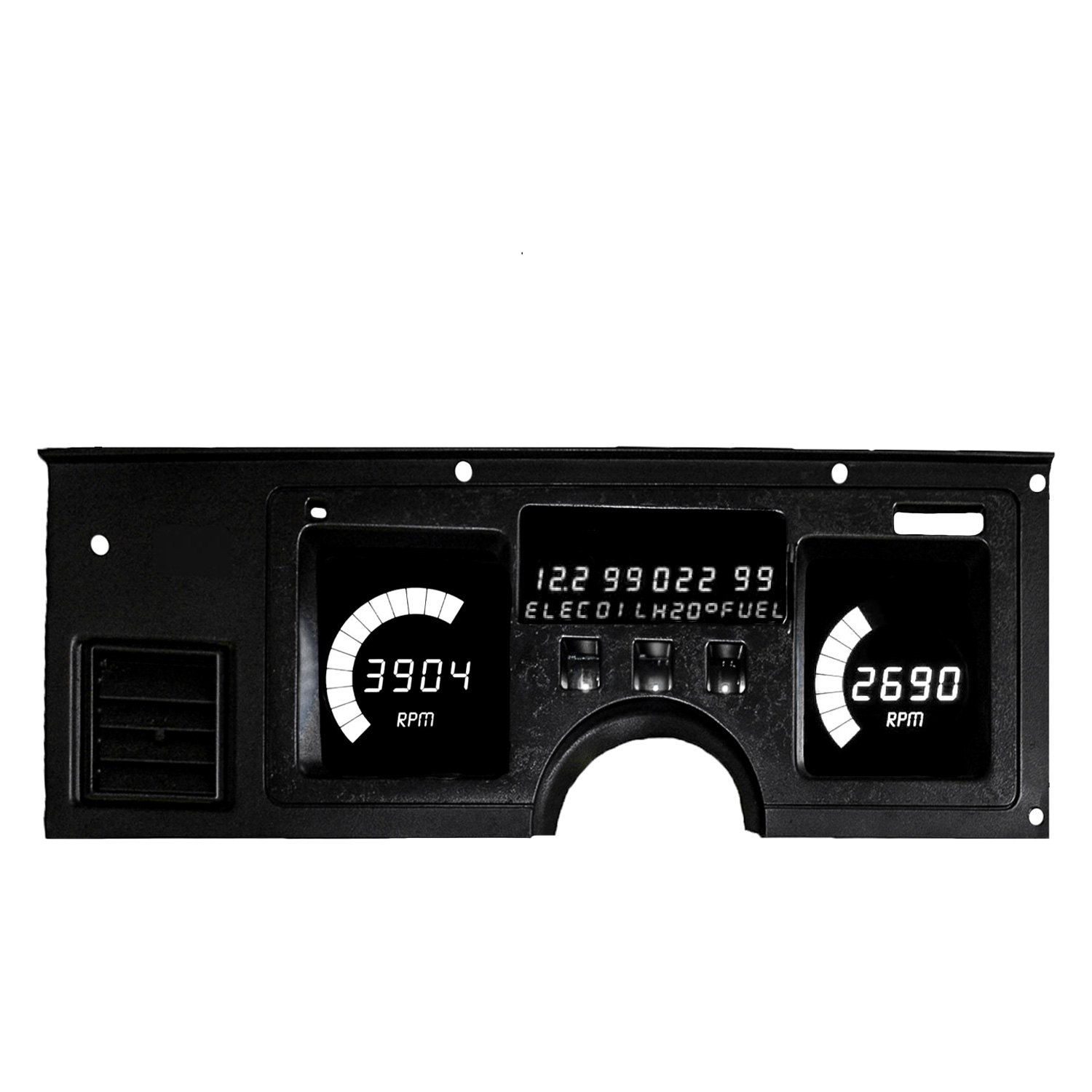 Intellitronix® DP2003W - Direct Fit LED Digital Gauge Panel, White