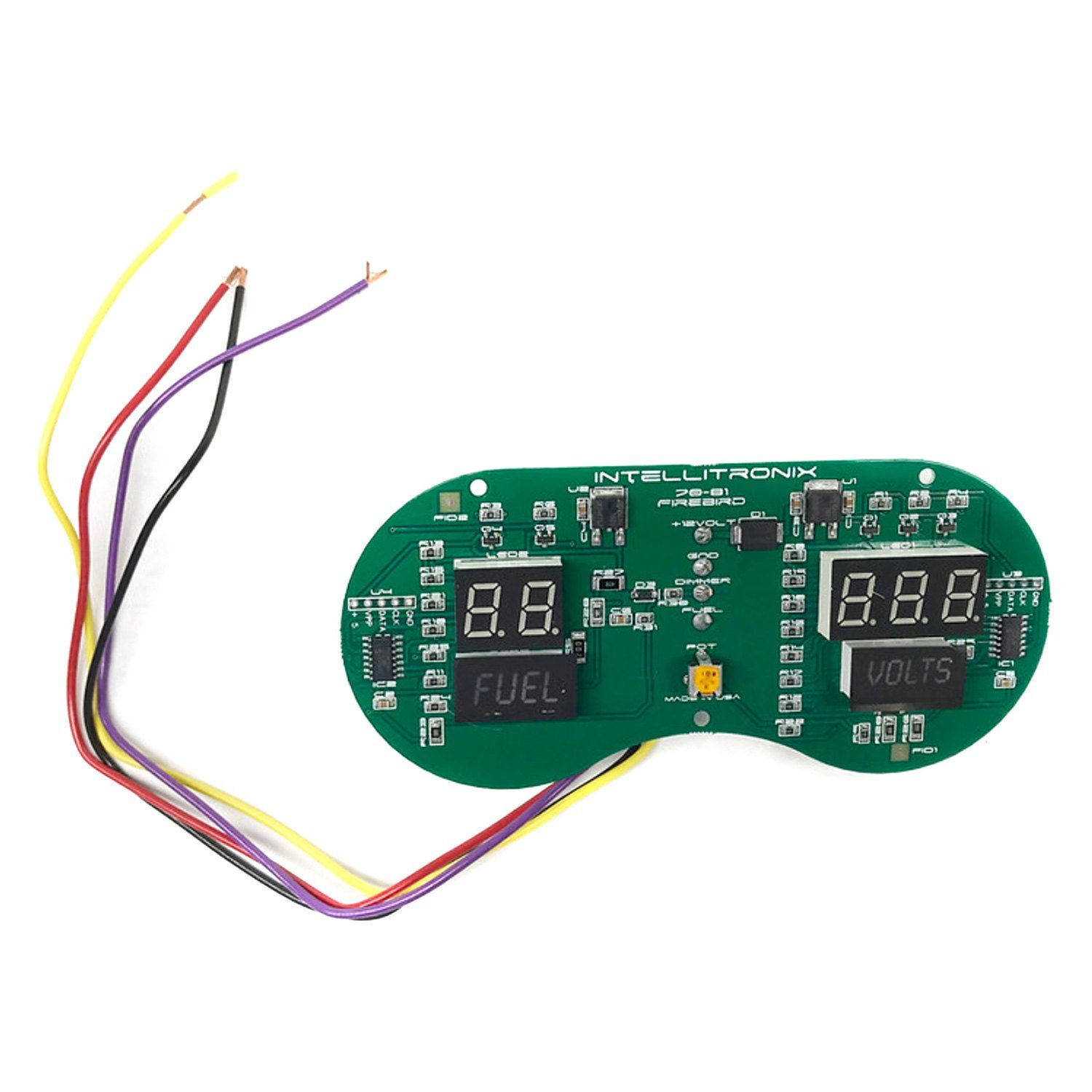 Intellitronix® - Pontiac Firebird 1970 Direct Fit LED Digital Gauge Panels