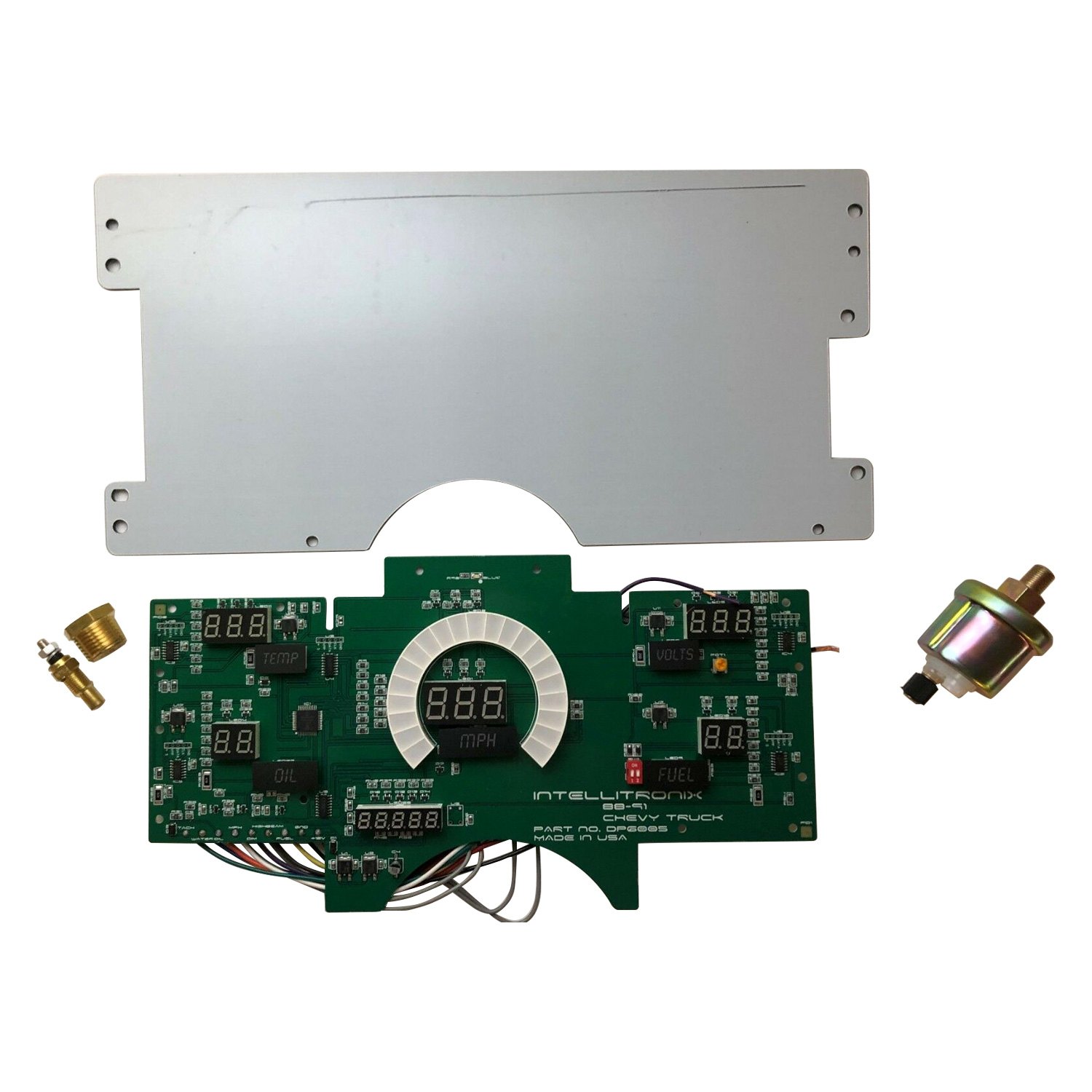 Intellitronix® DP6005T - Direct Fit LED Digital Gauge Panel, Teal