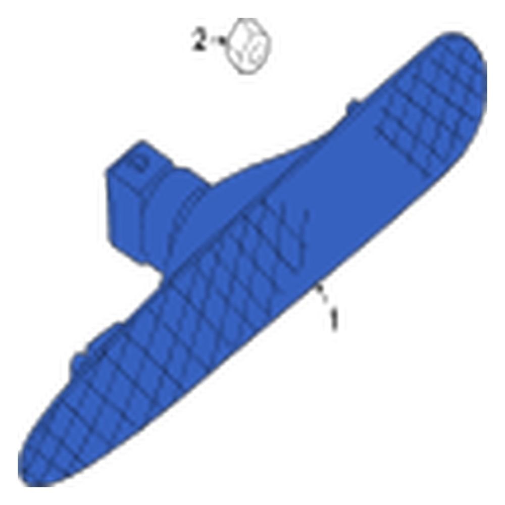 Jaguar OE C2C2047 - Front Left Side Marker Light