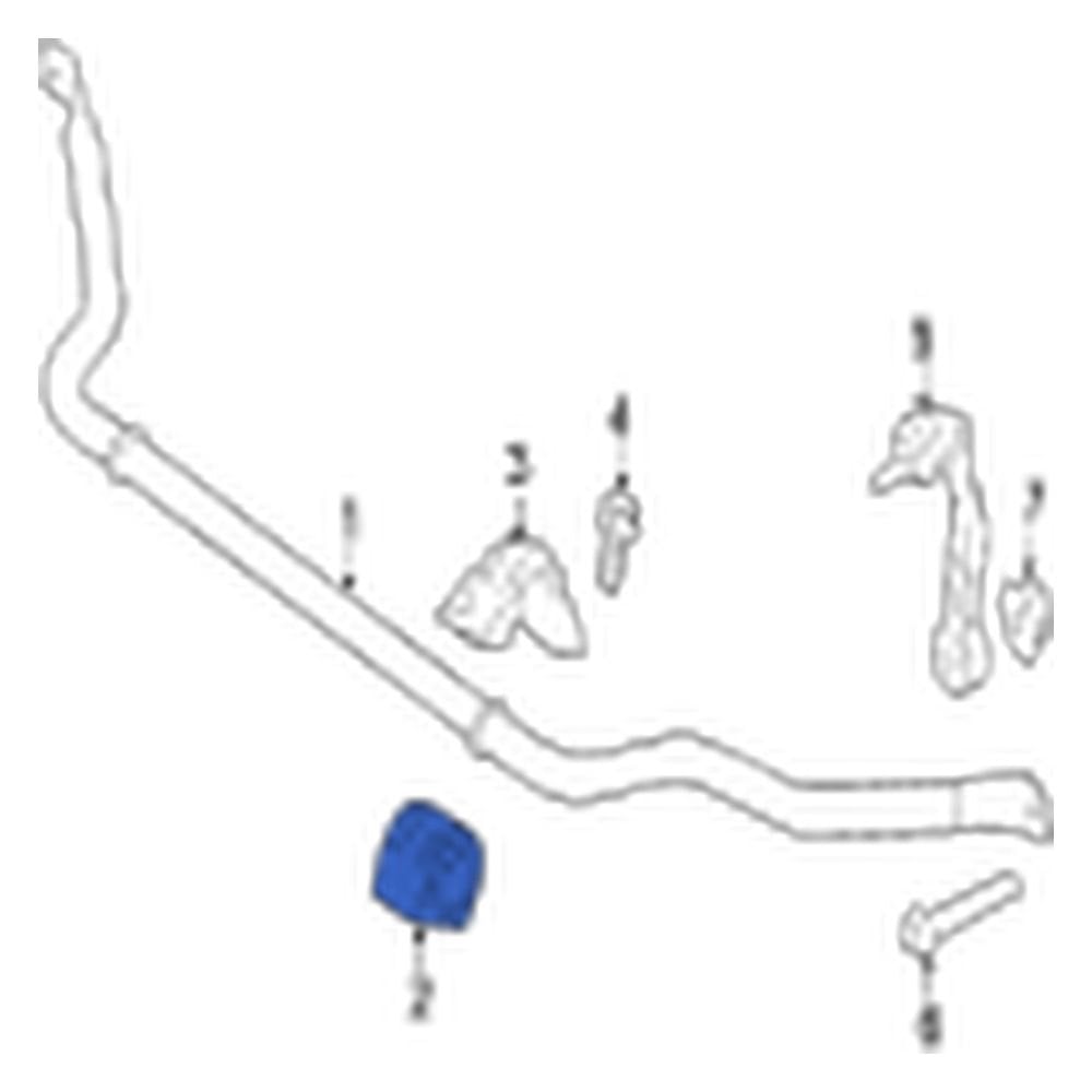 Jaguar OE C2P13649 - Front Suspension Stabilizer Bar Bushing