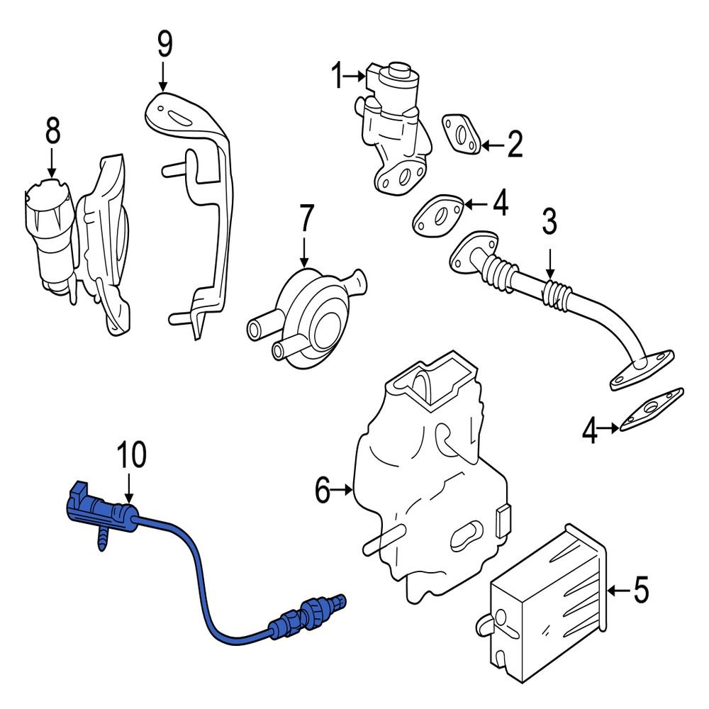 Jaguar OE C2S51801 - Front Oxygen Sensor